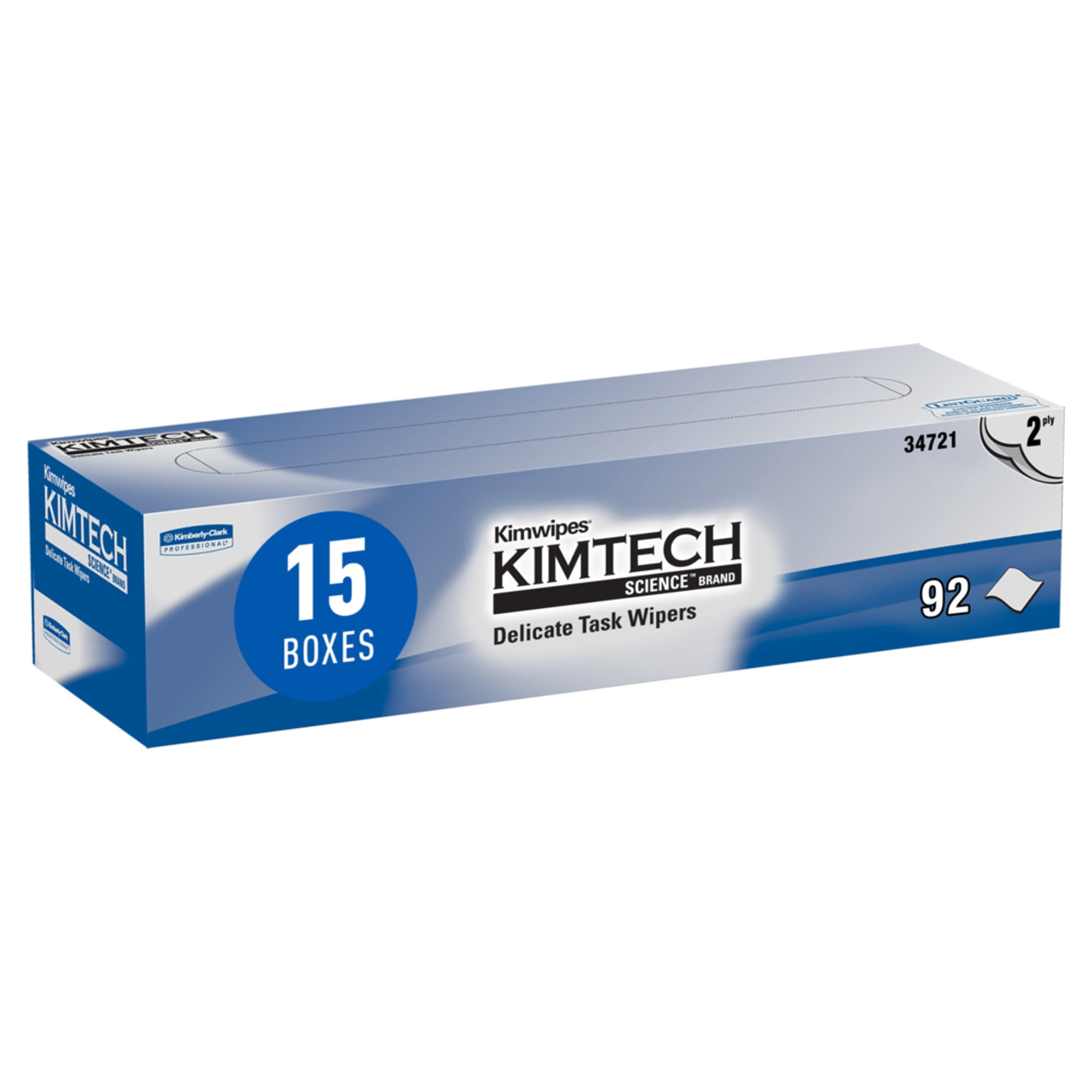 Kimtech Science Kimwipes Disposable Task Wipers 14-7/10 x 16-3/5" 34721 ...