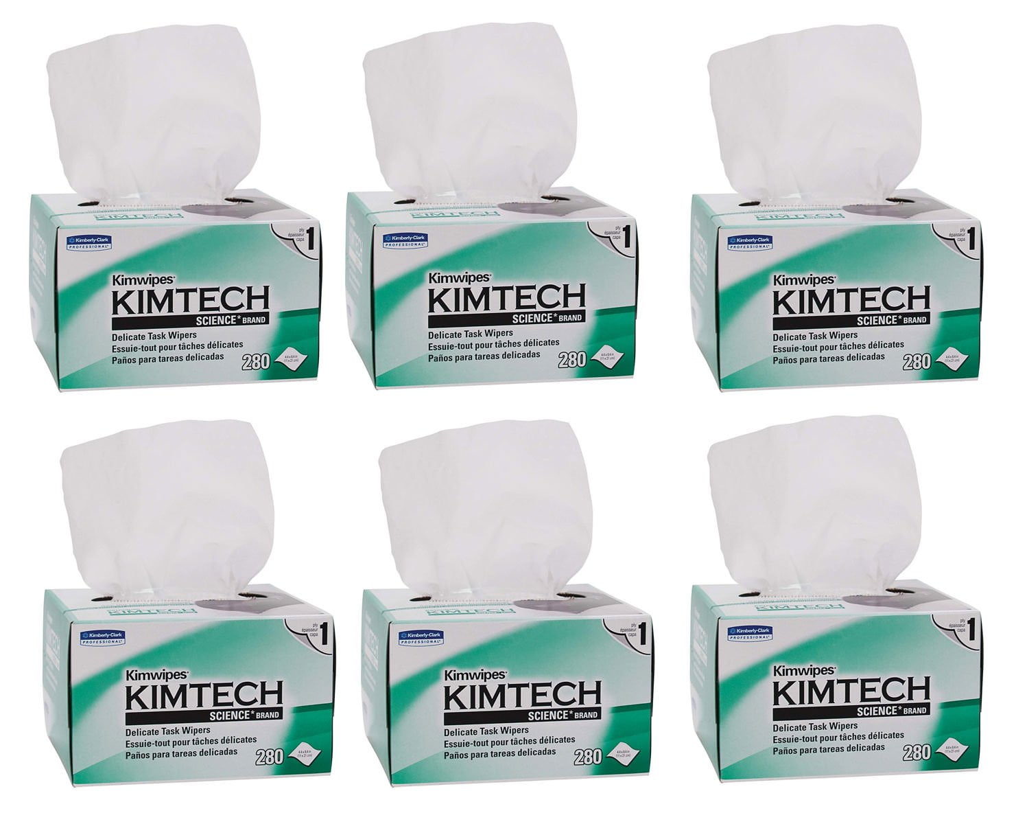 Kimtech Science Task Wipes 6 Pack Kimwipes KCC34155-06 (Original ...