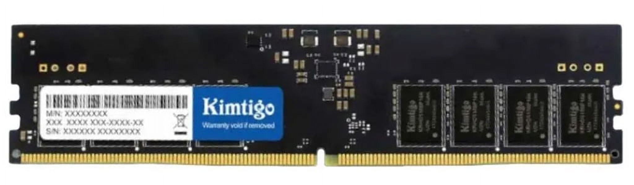 Kimtigo 16GB 4800MHz DDR5 UDIMM RAM - KTFGU5MA8-M, Impressive clock ...