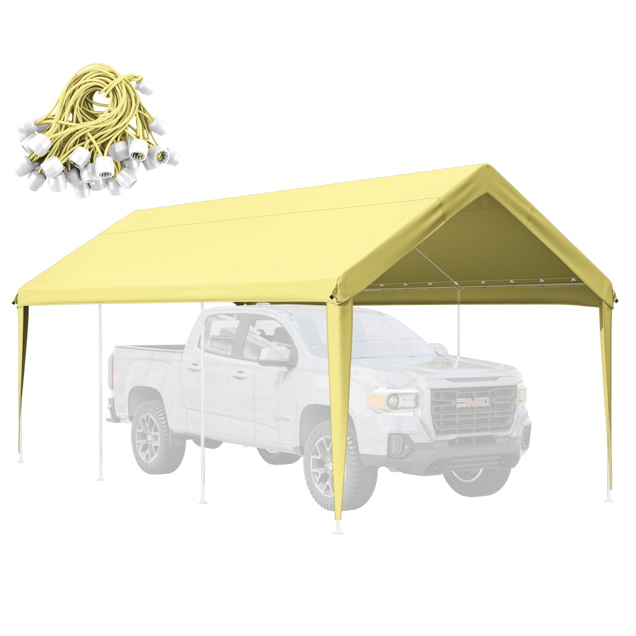 Kimunuk 10' x 20' Canopy Replacement Cover, Outdoor Portable Carport ...