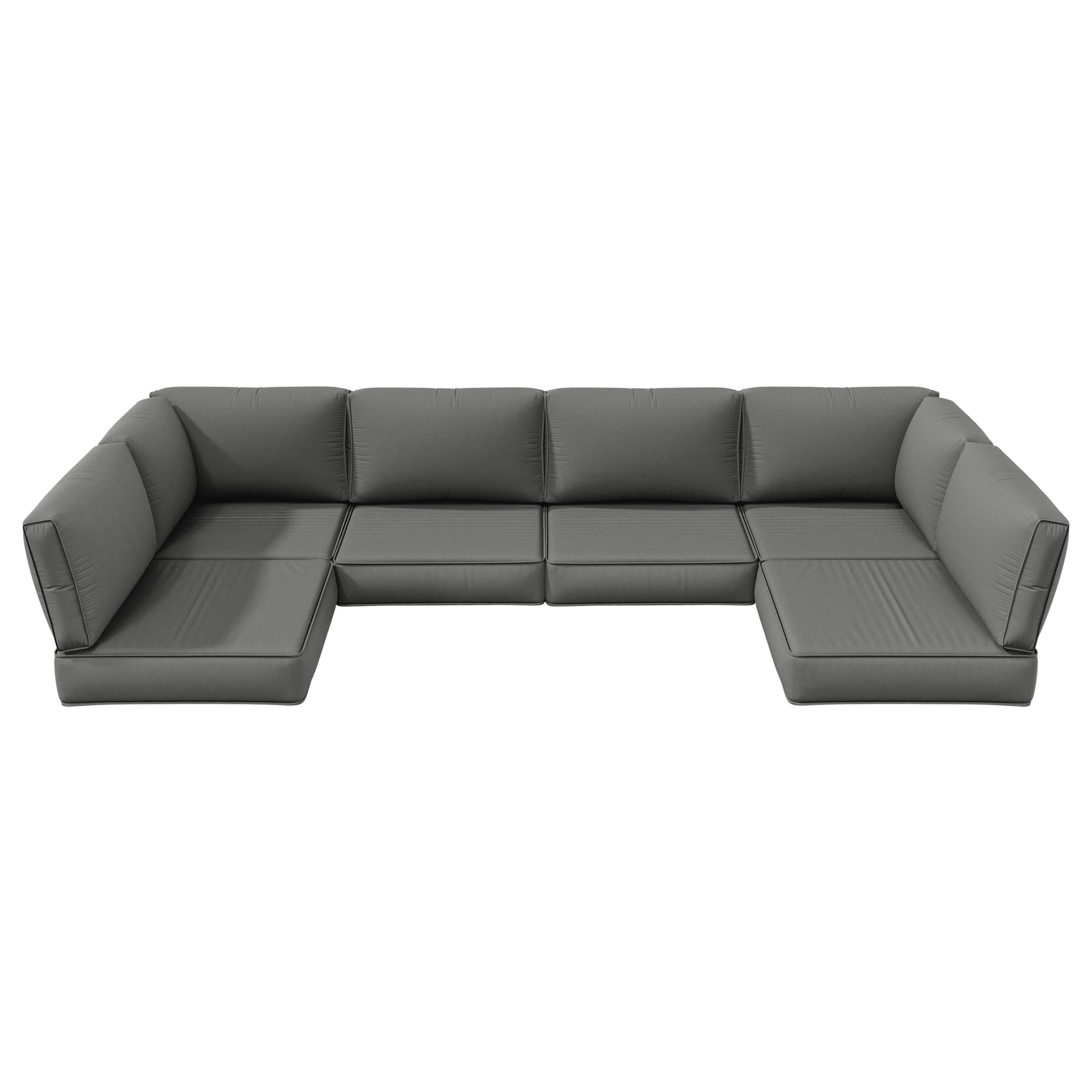 Kimunuk 14 Piece Outdoor Furniture Replacement Cushions, 5" Foam Foam ...