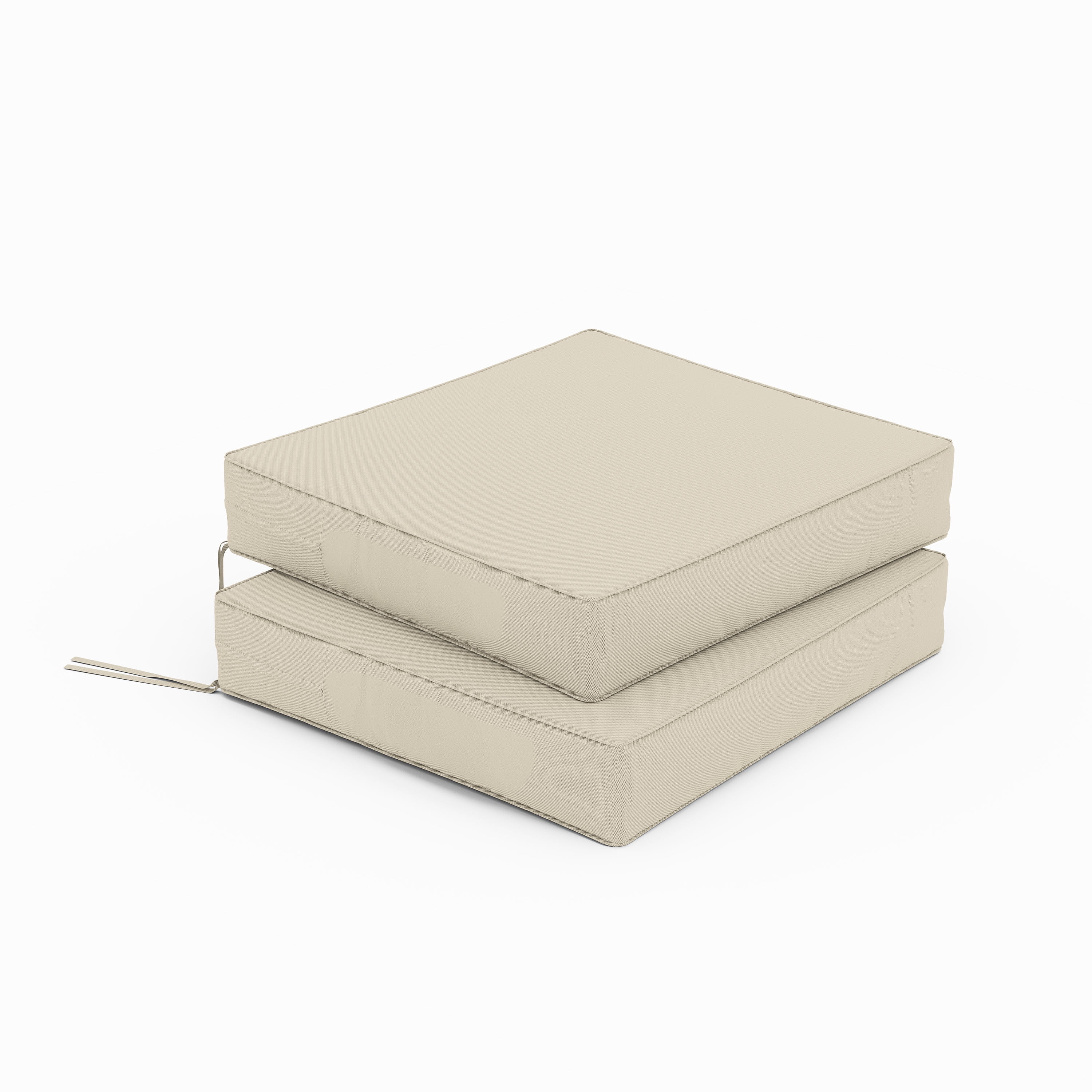 Kimunuk Outdoor Cushions Set of 2, Zipped Water-resistant Outdoor Patio ...