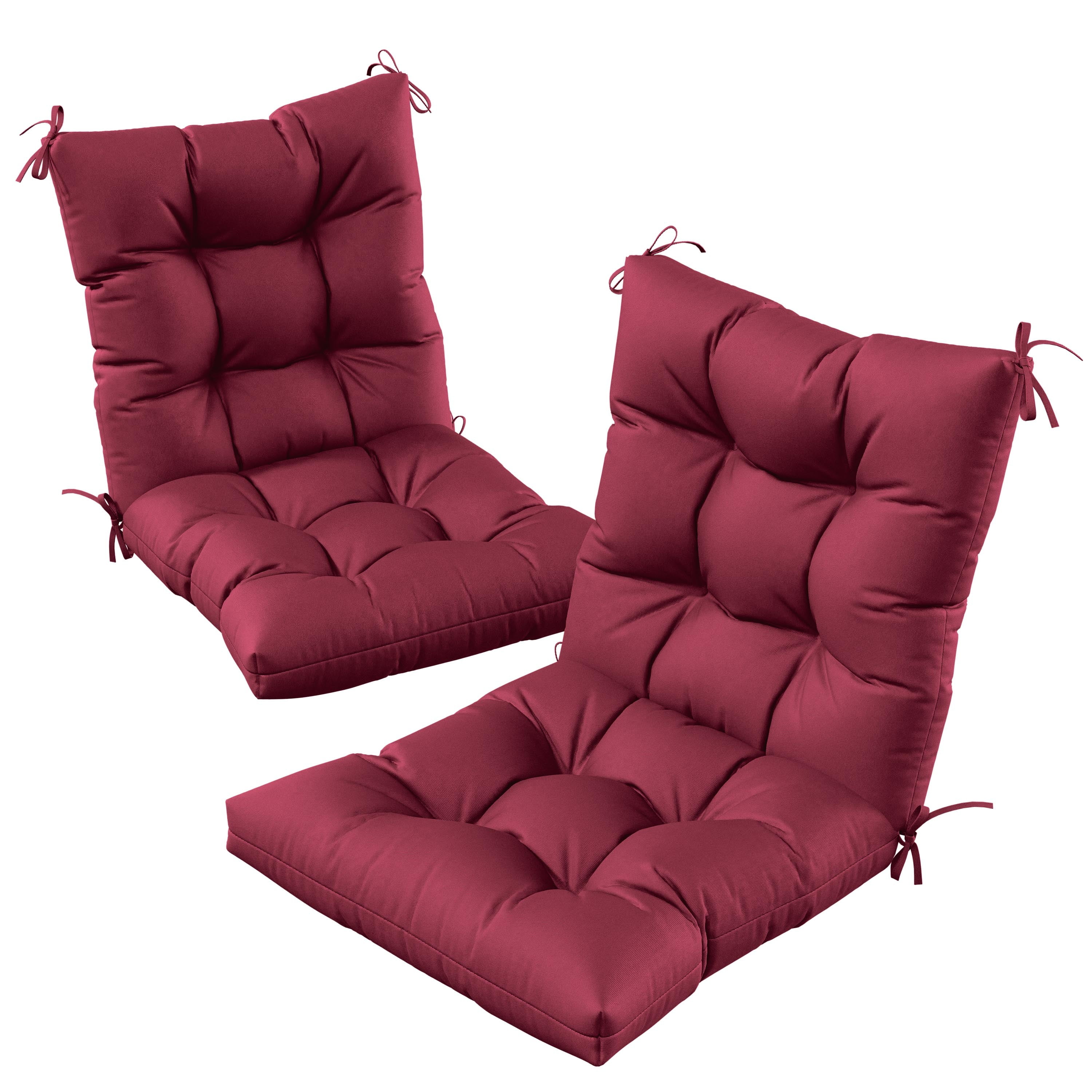 Kimunuk Outdoor Chair Cushions Set of 2, 44 x 22 x 5 in Non Slip ...