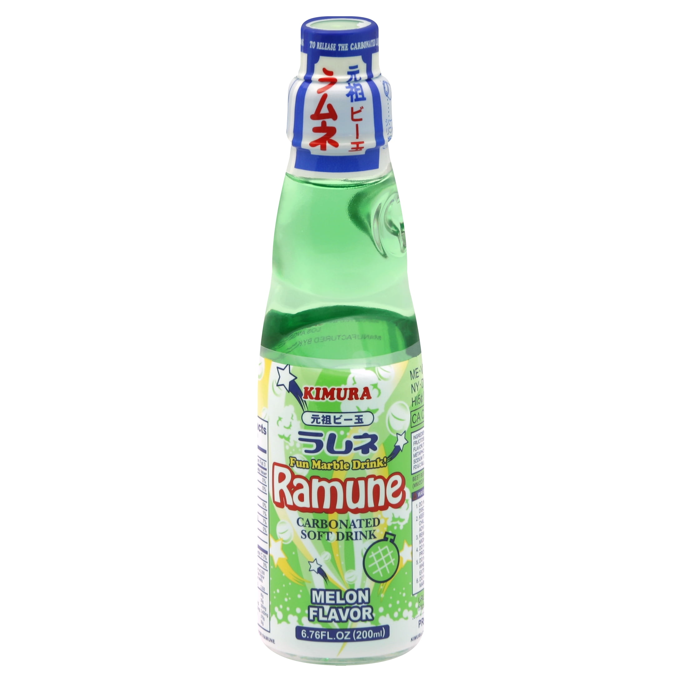 Kimura Ramune Melon 6.76 oz (Pack Of 18) - Walmart.com