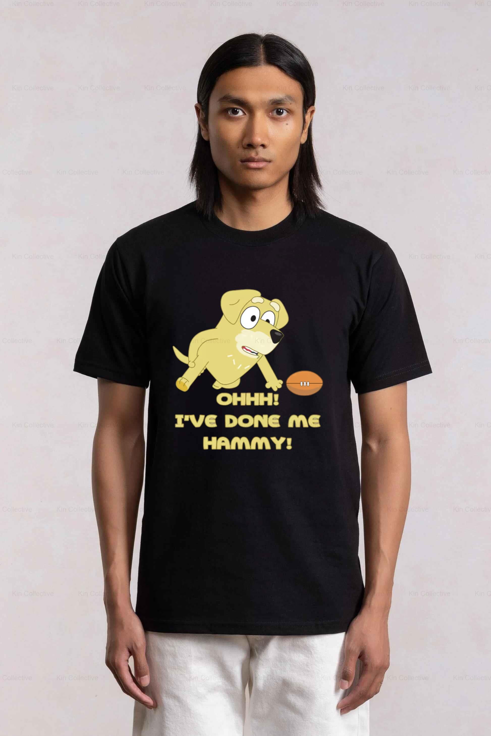 Kin Collective Ohhh! I've Done Me Hammy T-shirt - Funny Bluey Cartoon ...