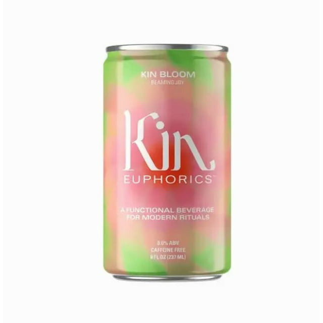 Kin Euphorics Kin Bloom Non-Alcoholic Beverage, 8 Oz. (Pack Of 8 ...