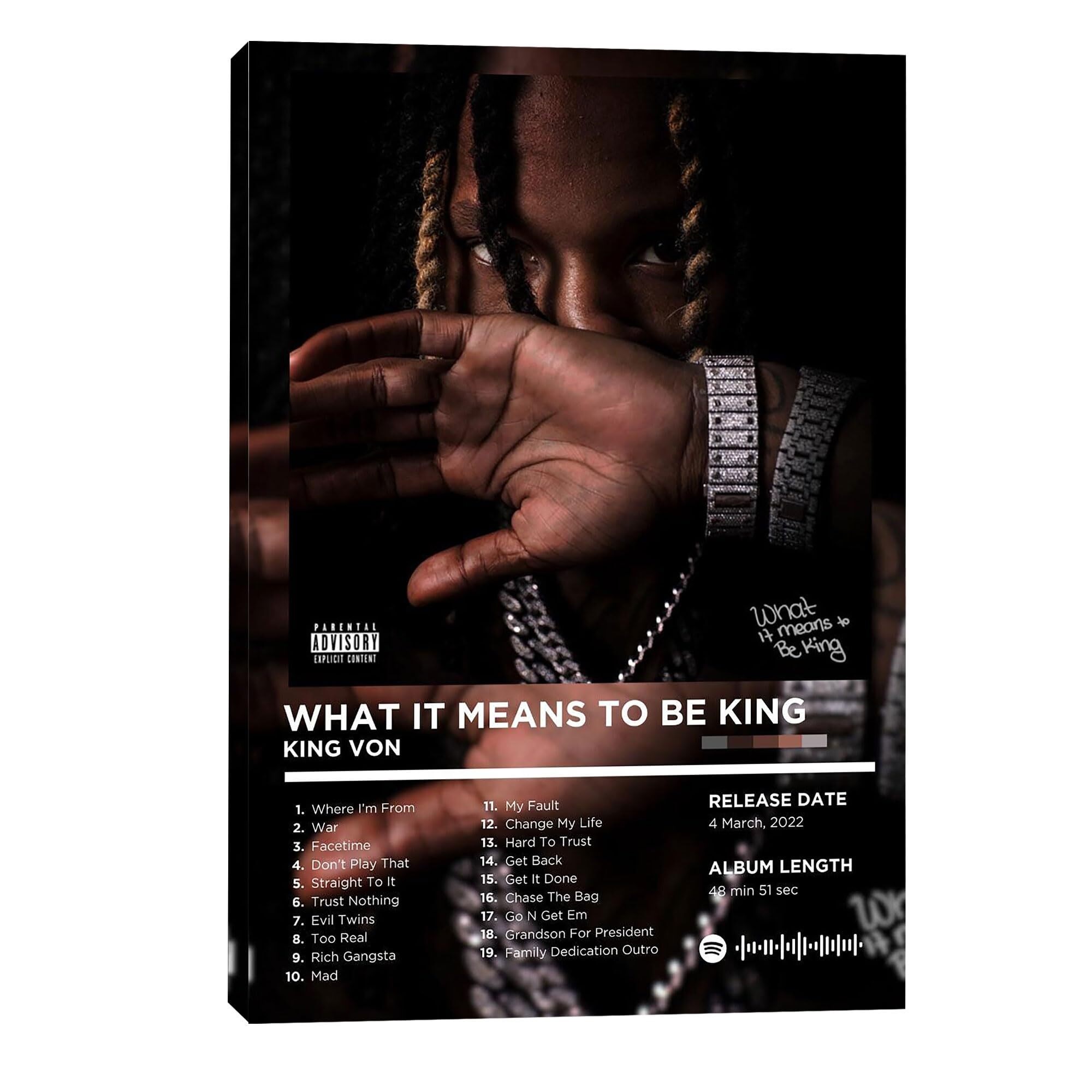 KinH VoX Album Cover Poster, Hip Hop Print Wall Art - Walmart.com