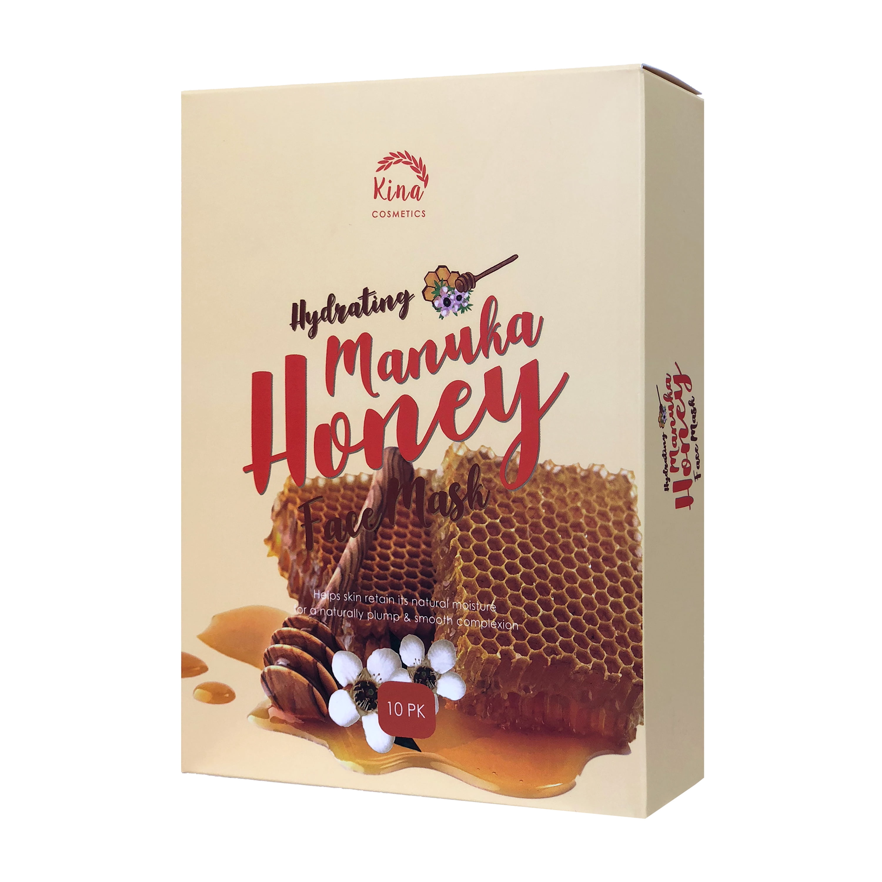 Kina Cosmetics Superfood Face Sheet Mask - Manuka Honey 10ct - Walmart.com