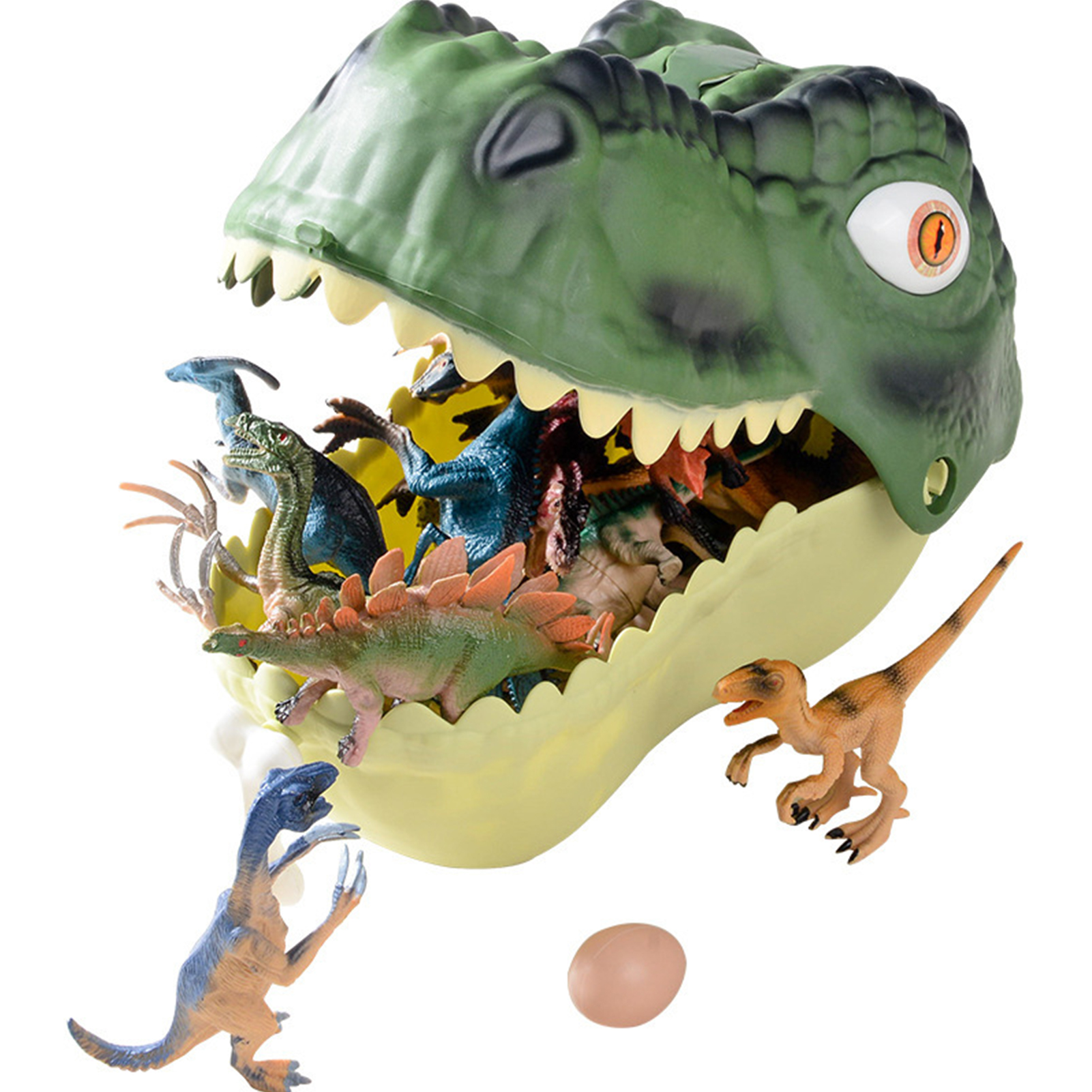 Kinaerty 1 Set Dinosaur Model Toys for Kids 3-6 Years Old Dinosaur Head ...