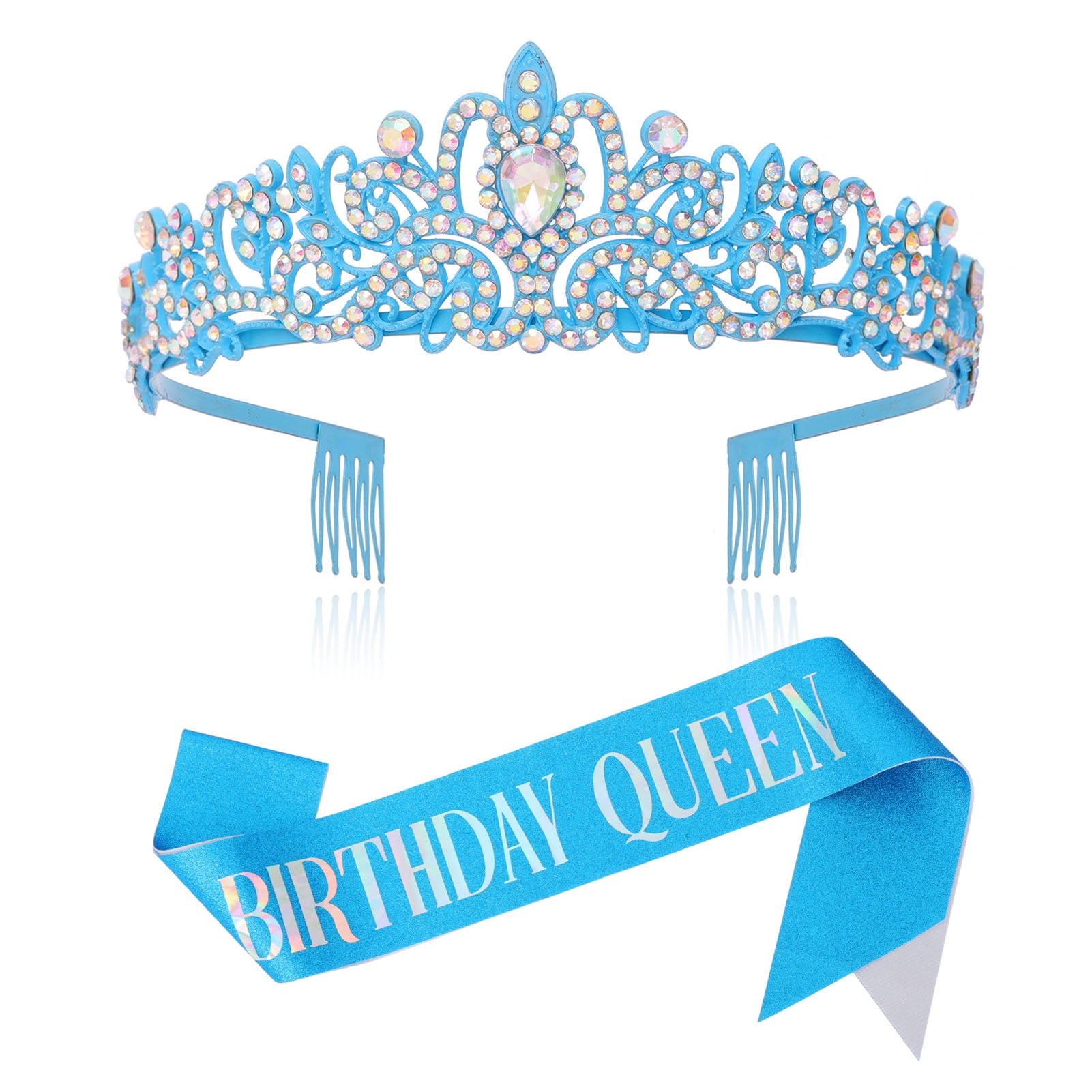 Kinaerty 1 Set Etiquette Belt Queen Crown Two-piece Set Letter Printed ...