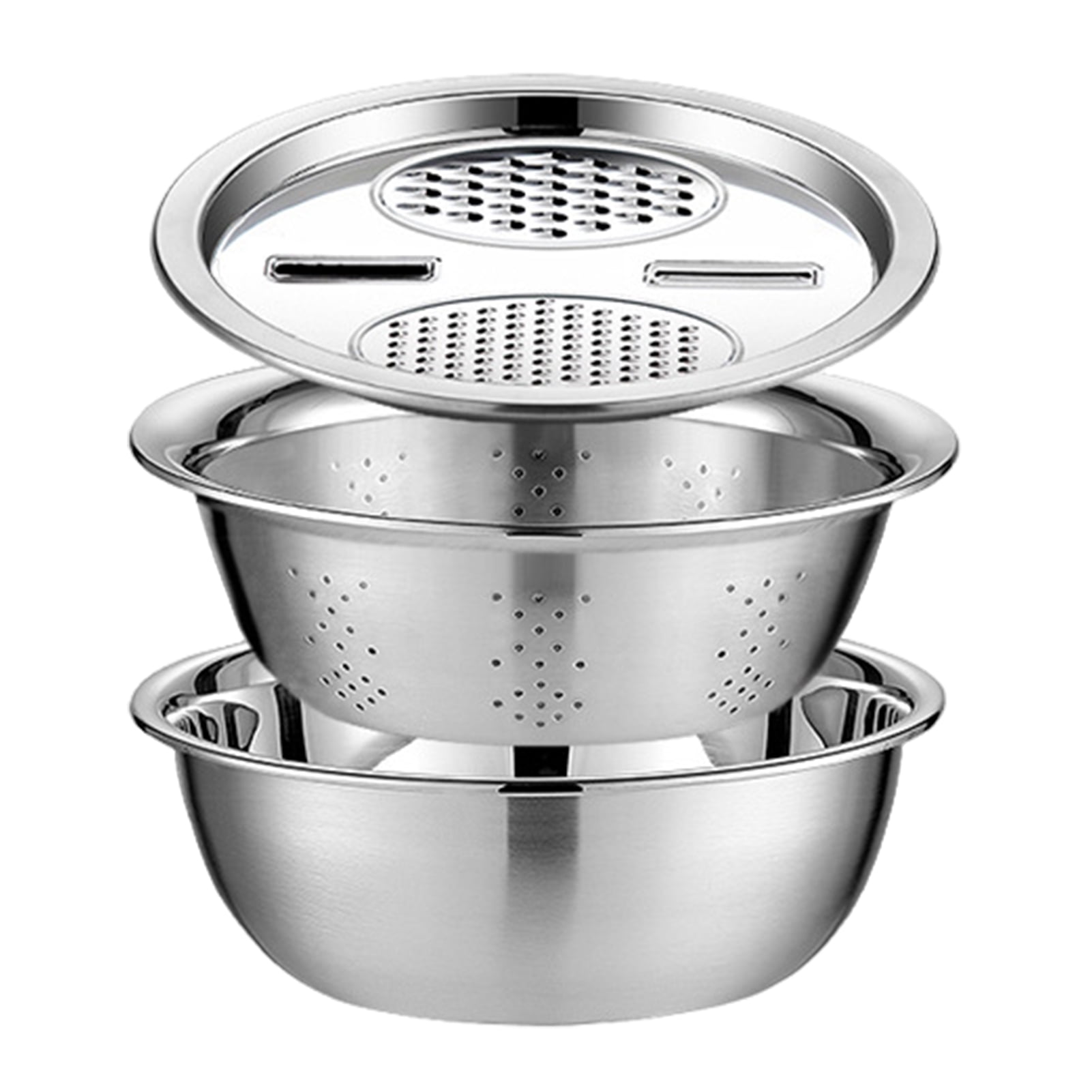 Kinaerty 1 Set Multifunctional Drain Basin Food Grade Stainless Steel ...