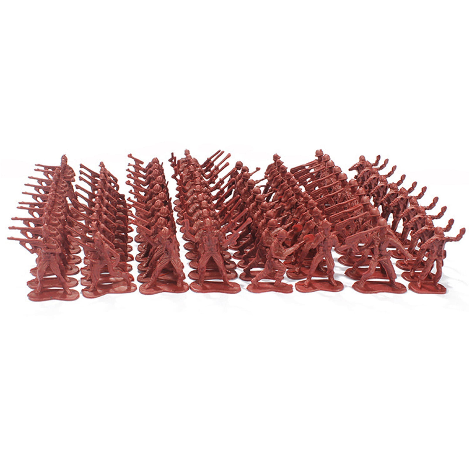 Kinaerty 100Pcs Soldier Model Army Men Toy Soldiers Playset for ...