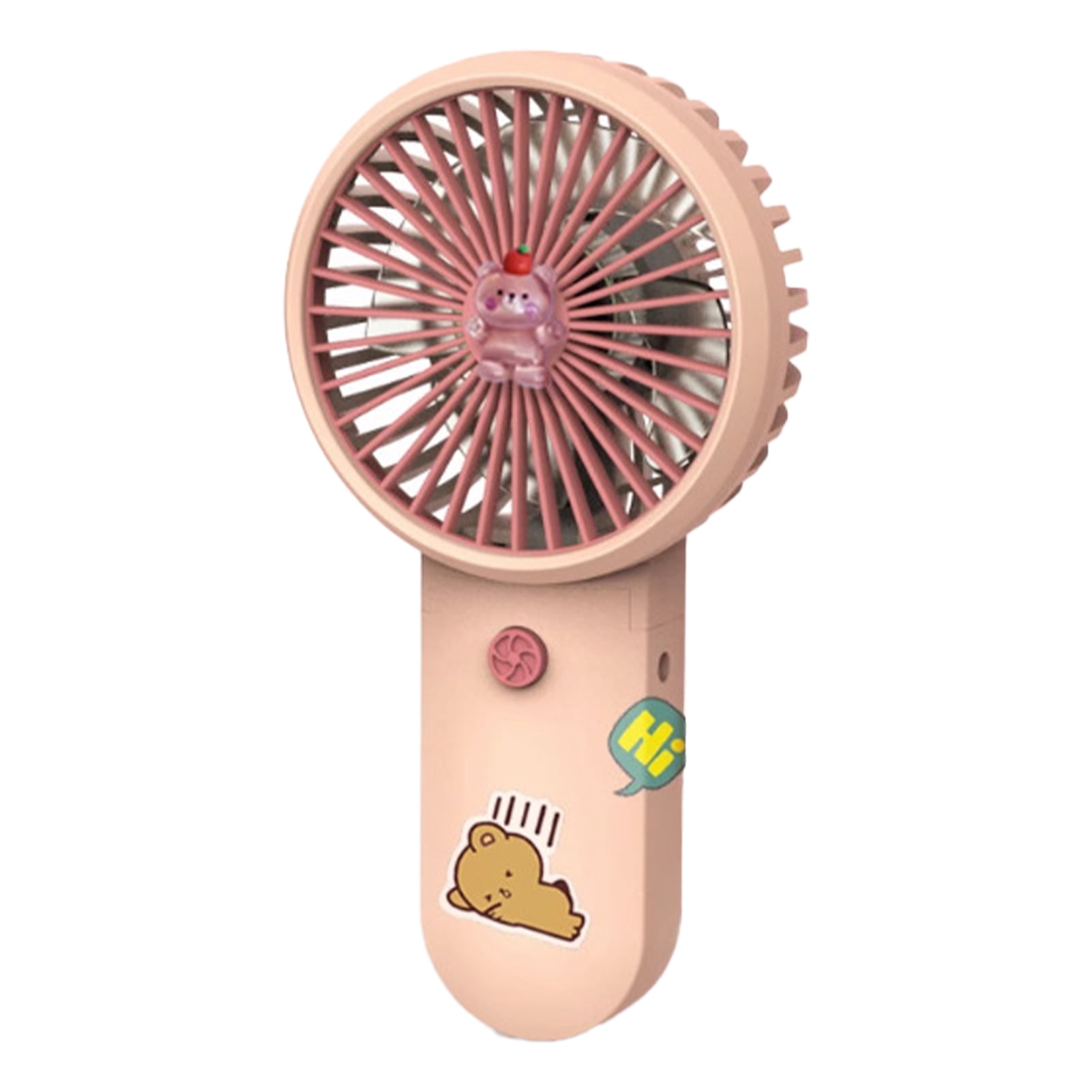Kinaerty 1PC Mini Handheld Fan Foldable Hand Fan with Cute Cartoon ...