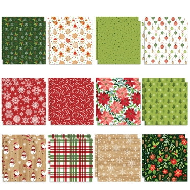 SunWMart 24 Sheets 6x6 Inch Scrapbooking Card Stock Decorative ...