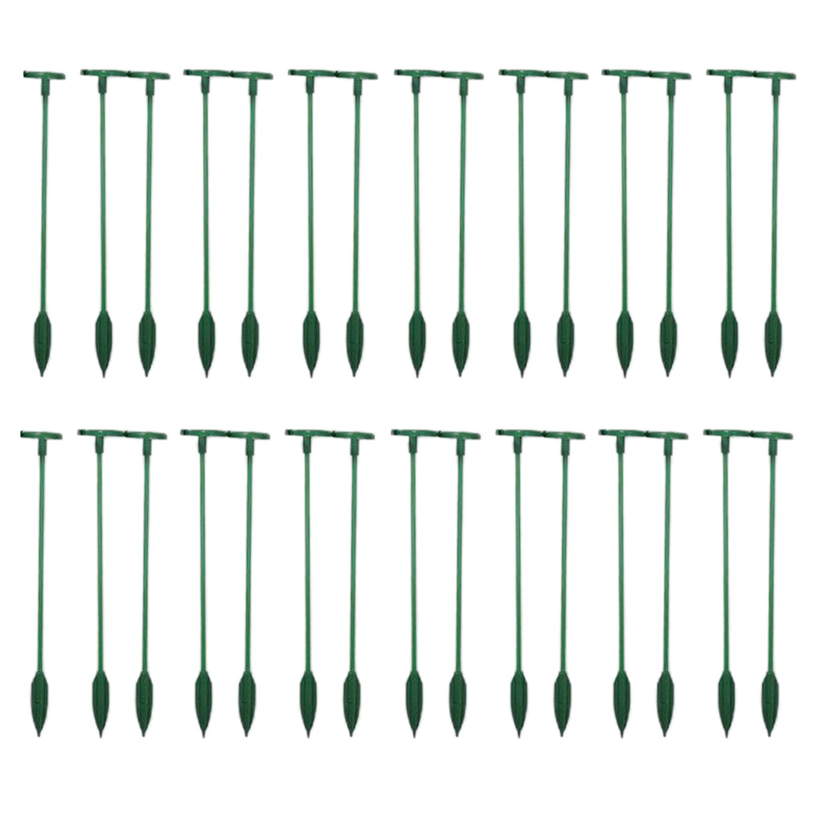Kinaerty 30Pcs Plant Support Stakes Single Plant Stem Flower Support ...