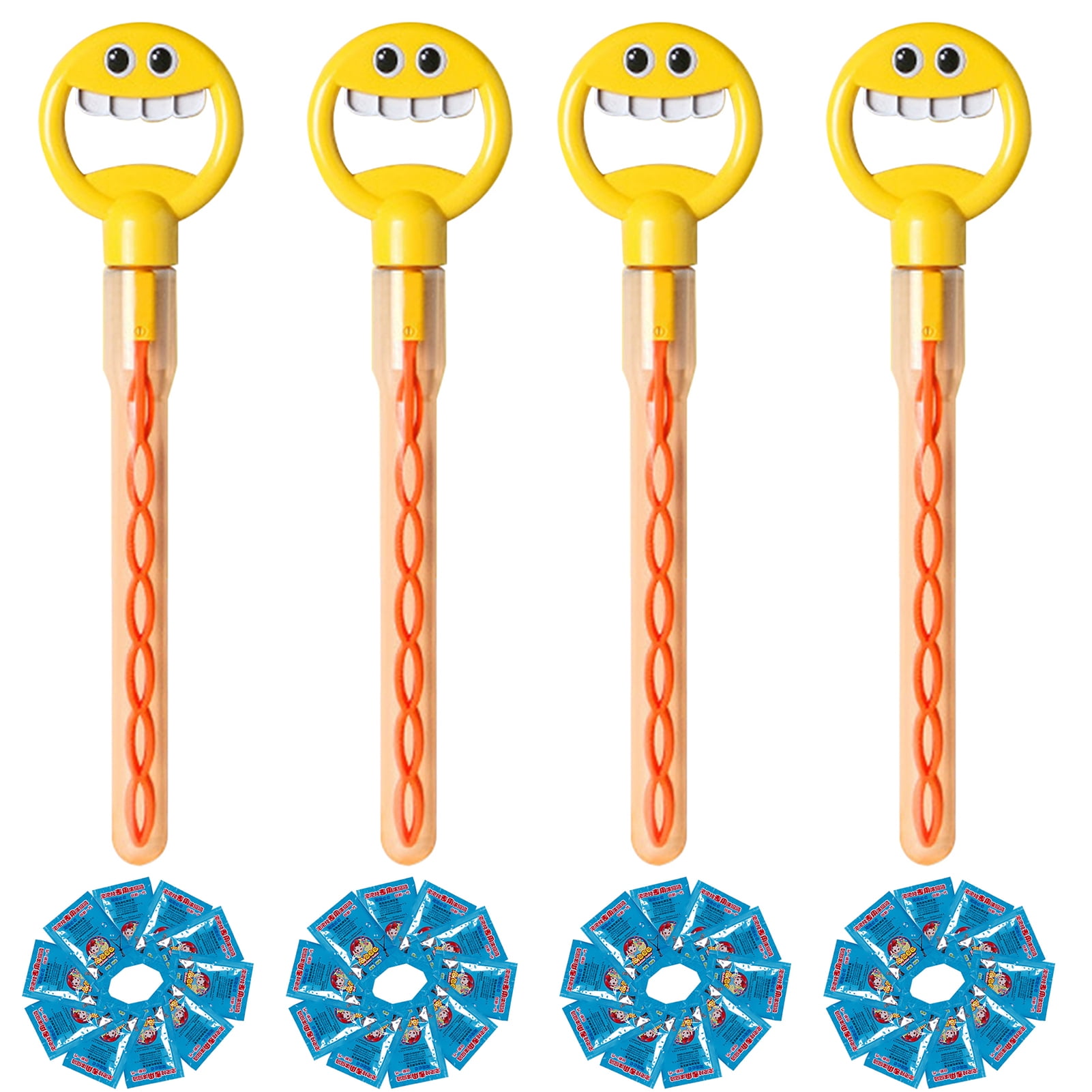 Kinaerty 32 Holes Bubble Stick with Bubbles Refill Leak Resistant ...