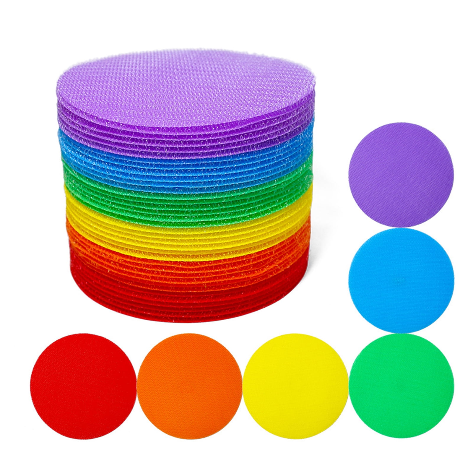 Kinaerty 36Pcs Round Carpet Marker Sticker No-slip Fastener Tape ...