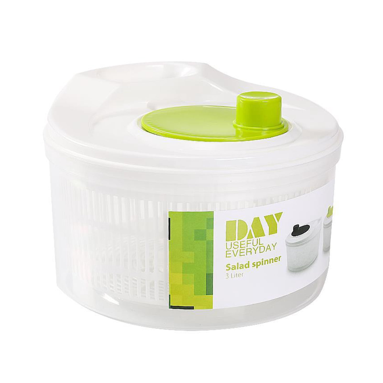 Kinaerty 3L Large Vegetable Spinner Salad Cleaner Fruit And Vegetable ...