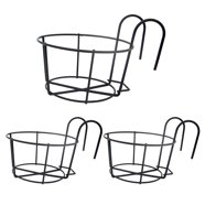 BAOYOUNI 5 Tier Steel Tension Pole Flower Display Rack Space Saver ...