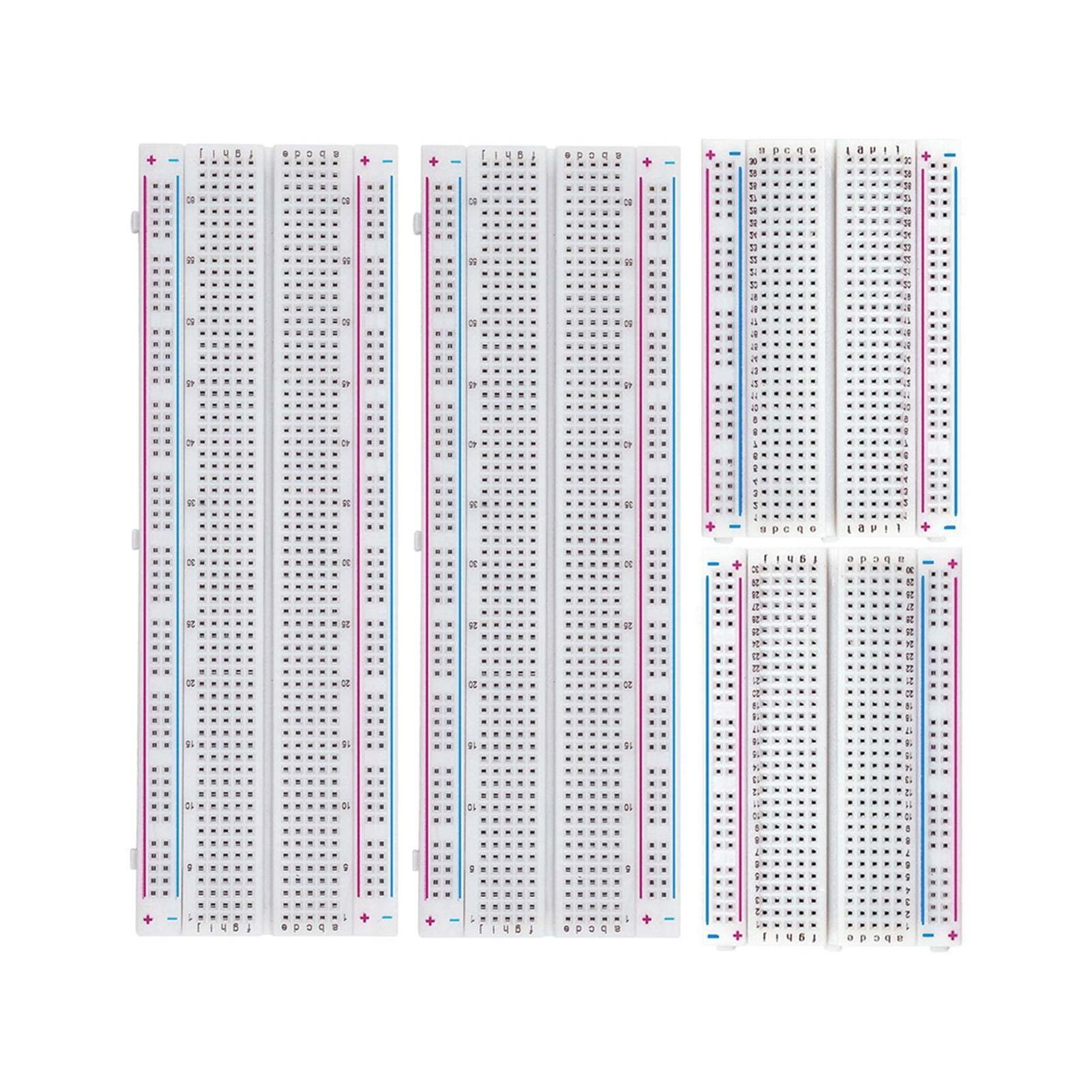 Kinaerty 4Pcs Solderless Breadboards Self-Adhesive Universal Proto ...