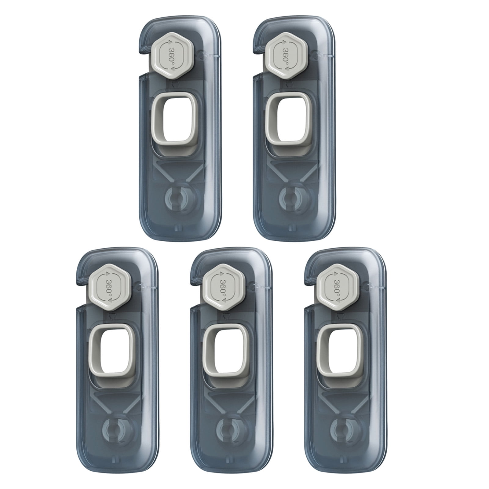 Kinaerty 5 Pack Refrigerator Safety Locks Child Proof Cabinet Latch ...