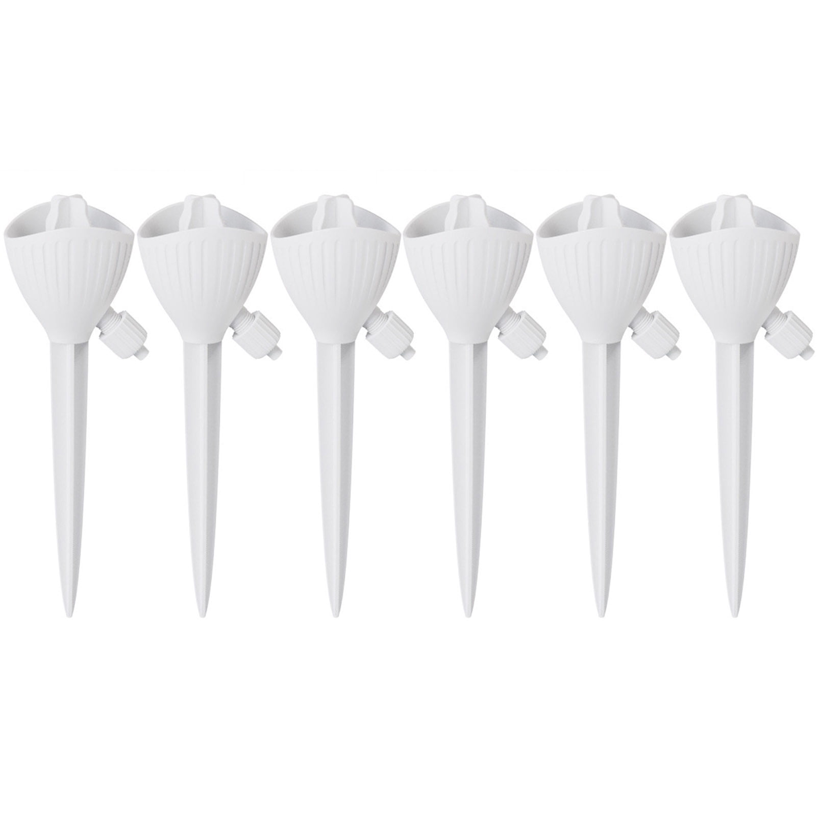 Kinaerty 6Pcs Flower Self Watering Devices Plant Stakes Adjustable Easy ...