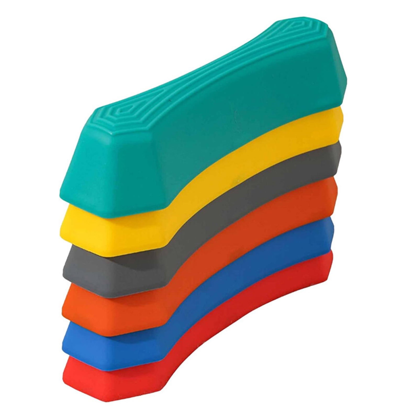 Kinaerty 6Pcs Kids Balance Beam Stepping Stone Game Non-slip Kindergarten Indoor Outdoor ...