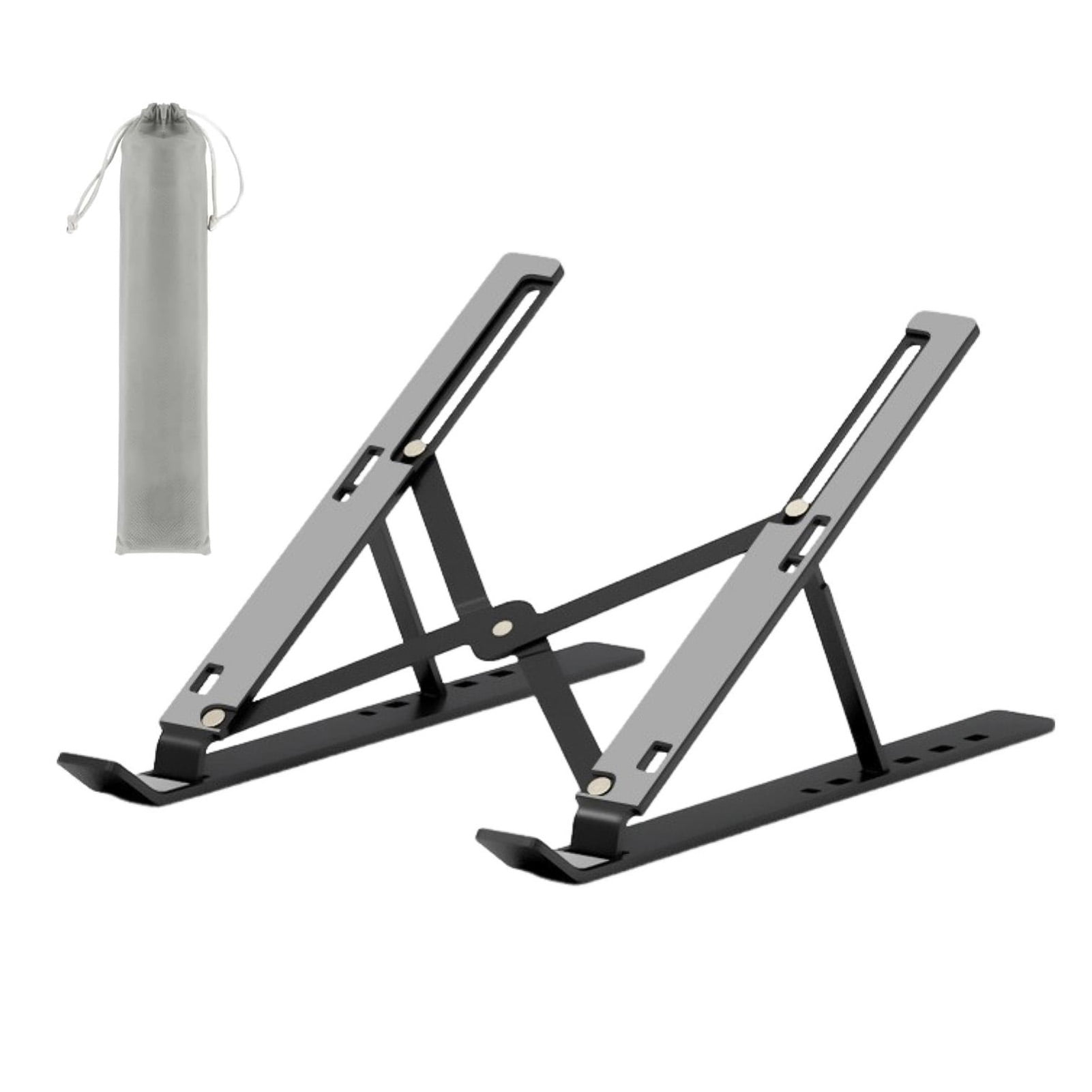 Kinaerty Aluminum Alloy Laptop Stand Height Adjustable Quick Heat ...