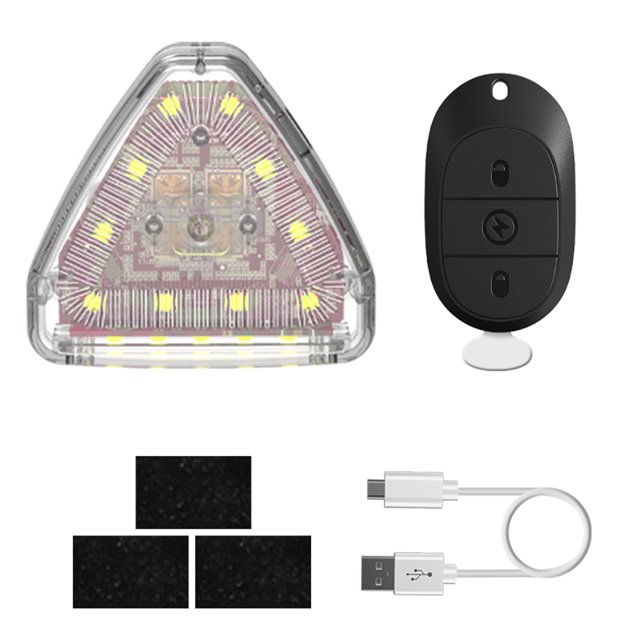 Kinaerty Anti-collision Warning Indicator Lamp Flashing Light Bike ...