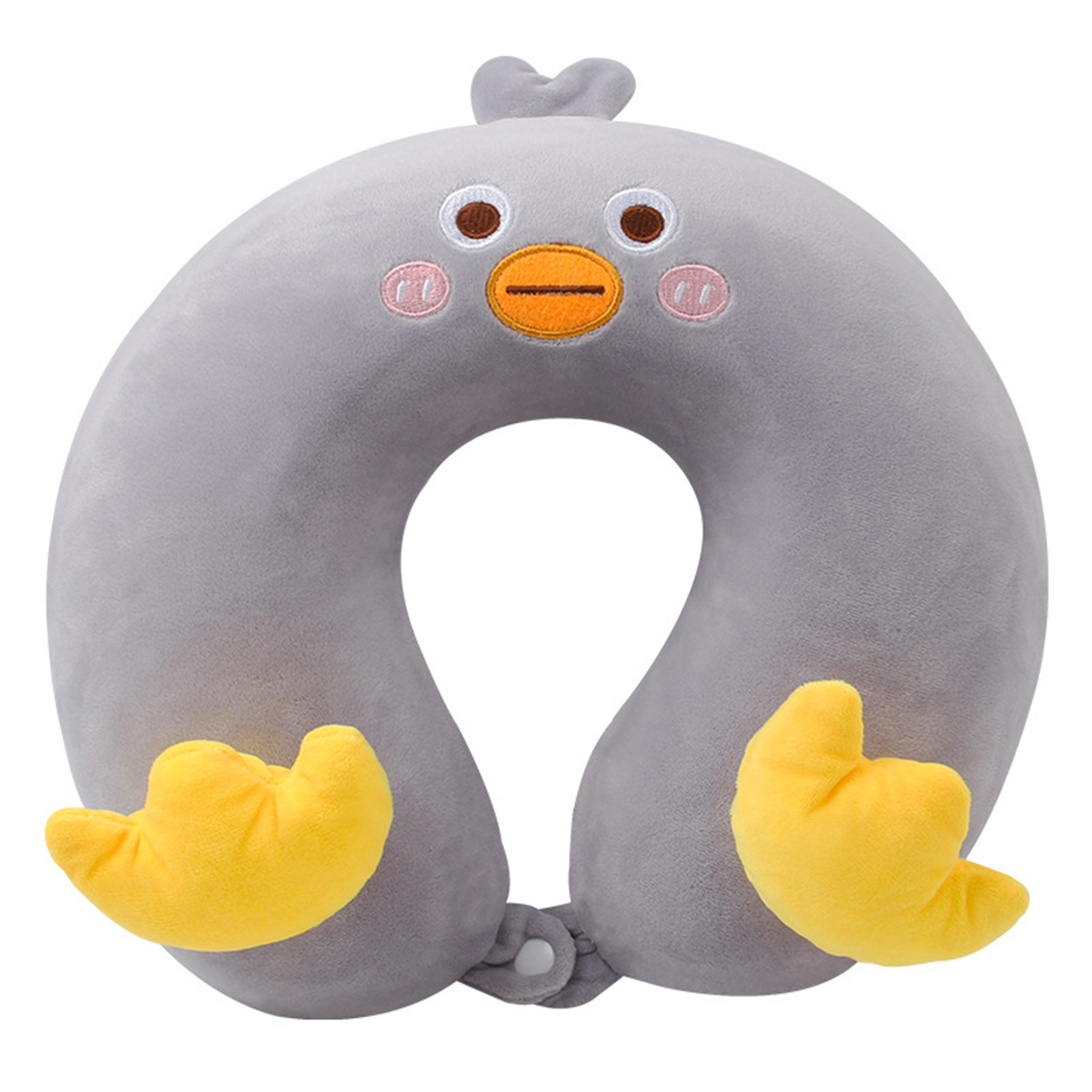 Kinaerty Cartoon U-Shape Neck Pillow Memory Foam Ergonomic Head Neck ...