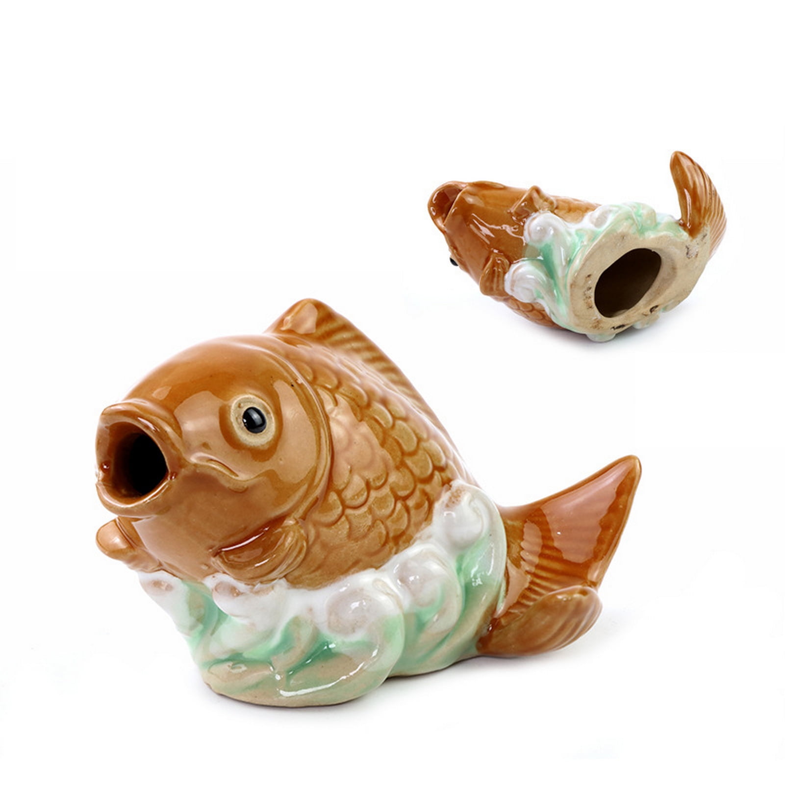 Kinaerty Ceramics Fish Toilet Bolt Cover Bathroom Toilet Floor Bolt ...