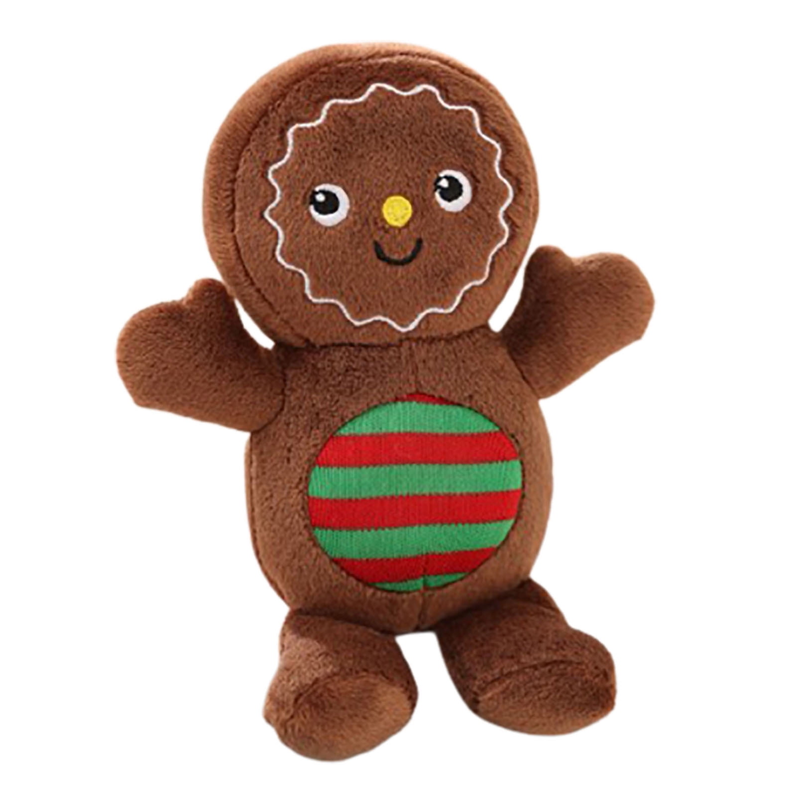 Kinaerty Christmas Plush Doll Cute Christmas Tree Gingerbread Man Doll ...