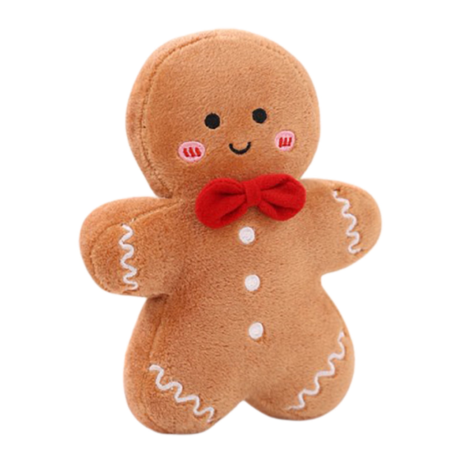 Kinaerty Christmas Plush Doll Cute Christmas Tree Gingerbread Man Doll ...