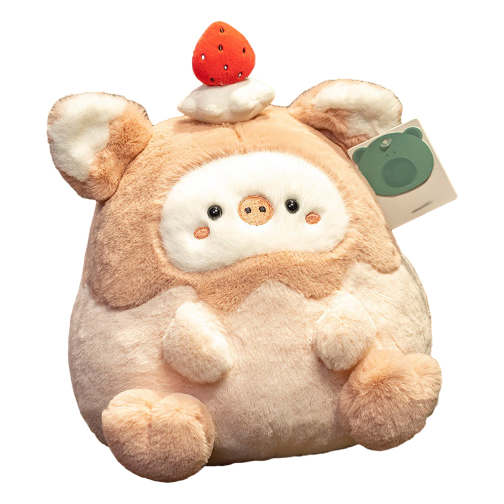 Kinaerty Chubby Animal Plush Toy Cute Soft Fluffy PP Cotton Stuffed ...