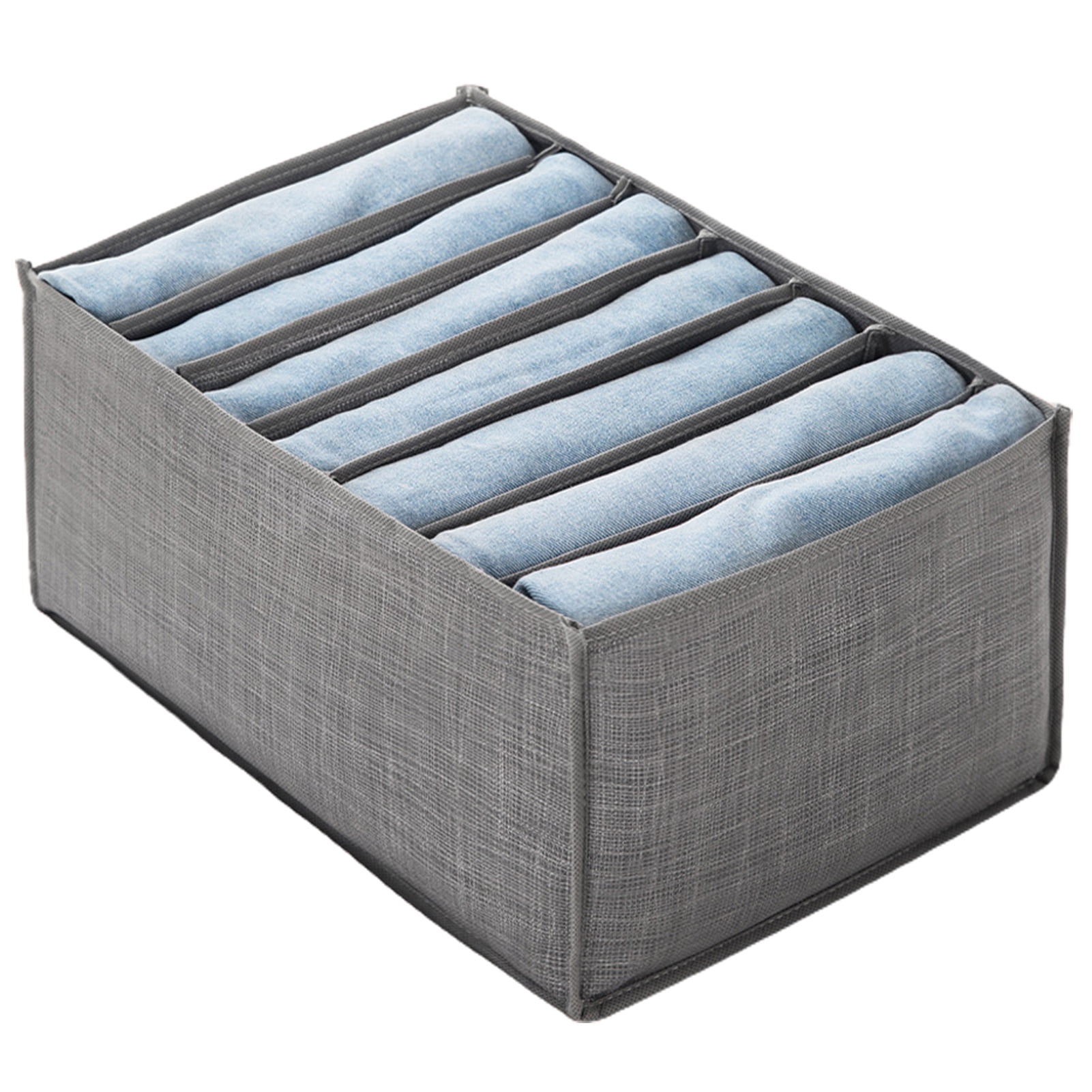 Kinaerty Clothing Storage Box Foldable Pants Organizer Space-saving ...