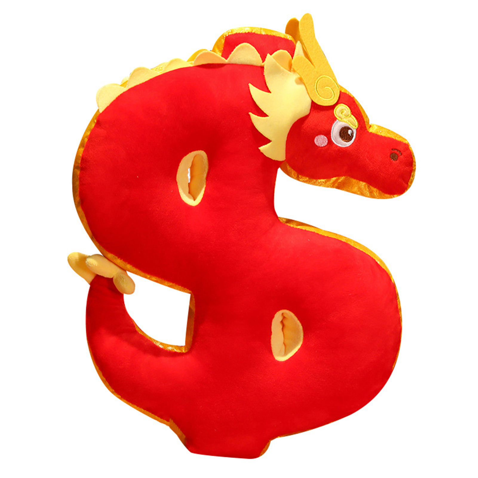 Kinaerty Dragon Plush Toy 2024 Lunar New Year Stuffed Doll Toy Chinese ...