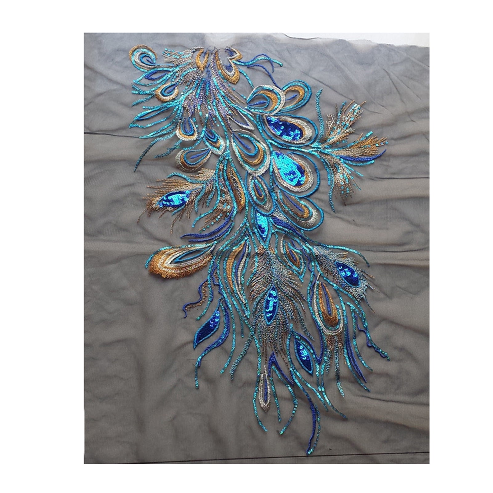 Kinaerty Dress Applique Shining Hand Embroidery Sparkling DIY Clothing ...