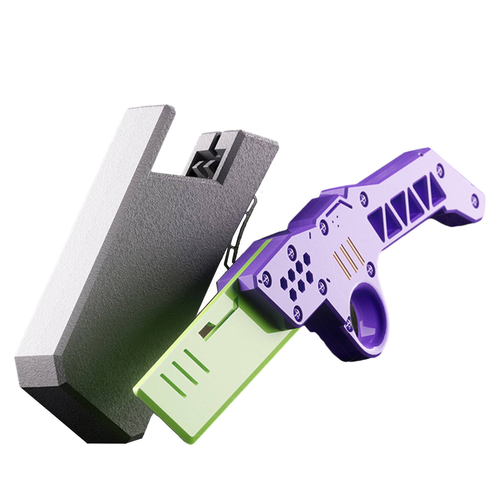 Kinaerty Ejection Cutter Fidget Toy Press Button Scabbard Light Up ...