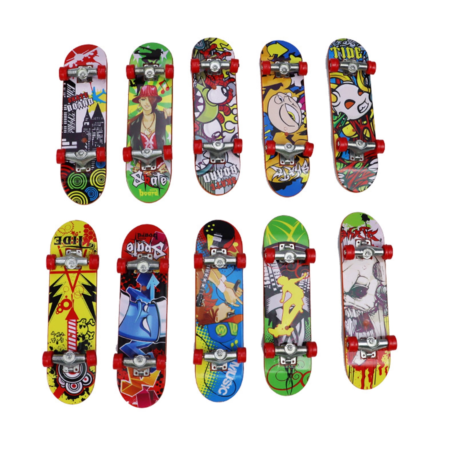 Kinaerty Finger Skateboard Toy Children Develop Hand-Eye Coordination ...