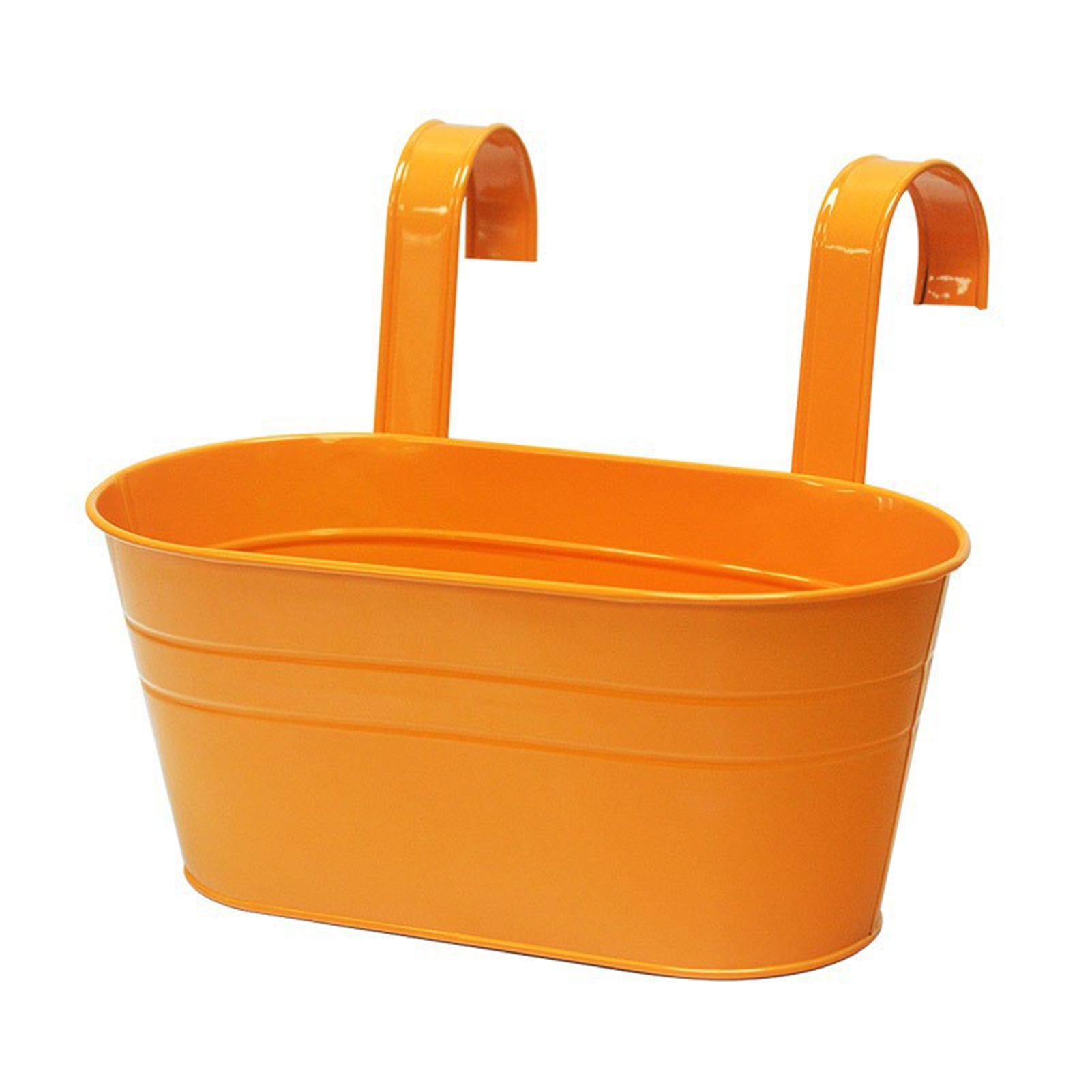 Kinaerty Flower Pot Drainable Anti-deformed Detachable Iron Art Garden ...