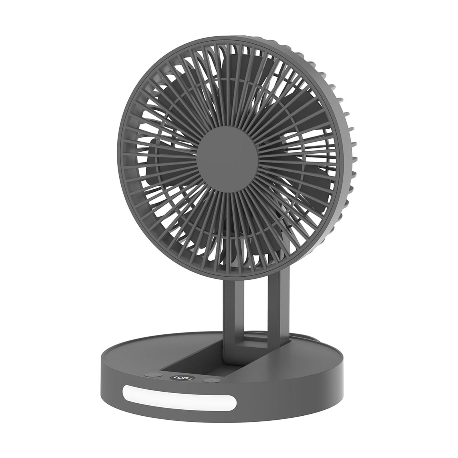 Kinaerty Foldable Desktop Fan with 4 Speed Settings Adjustable Angle ...