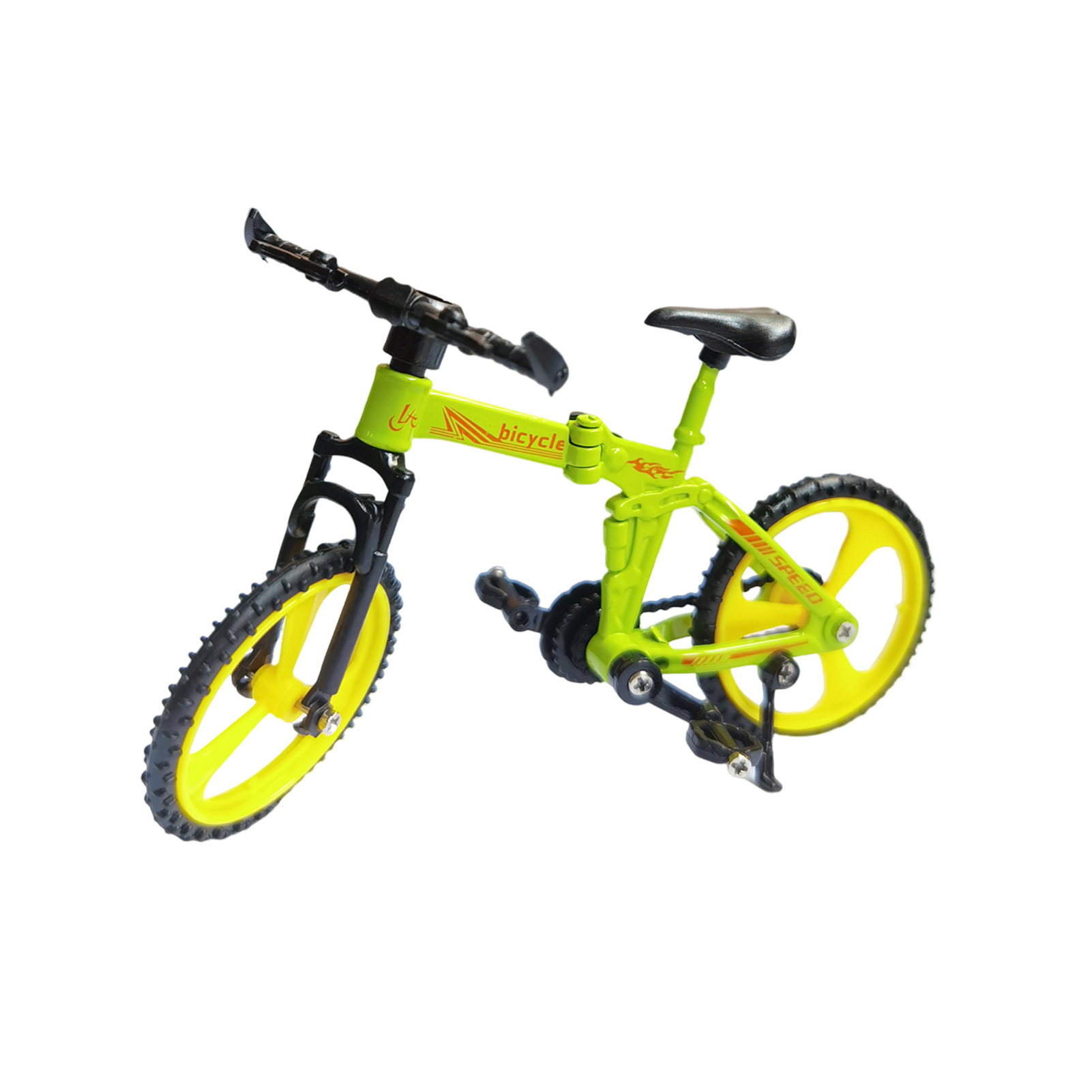 Kinaerty Foldable Downhill Mountain Bike Model Rotary Wheels Mini ...