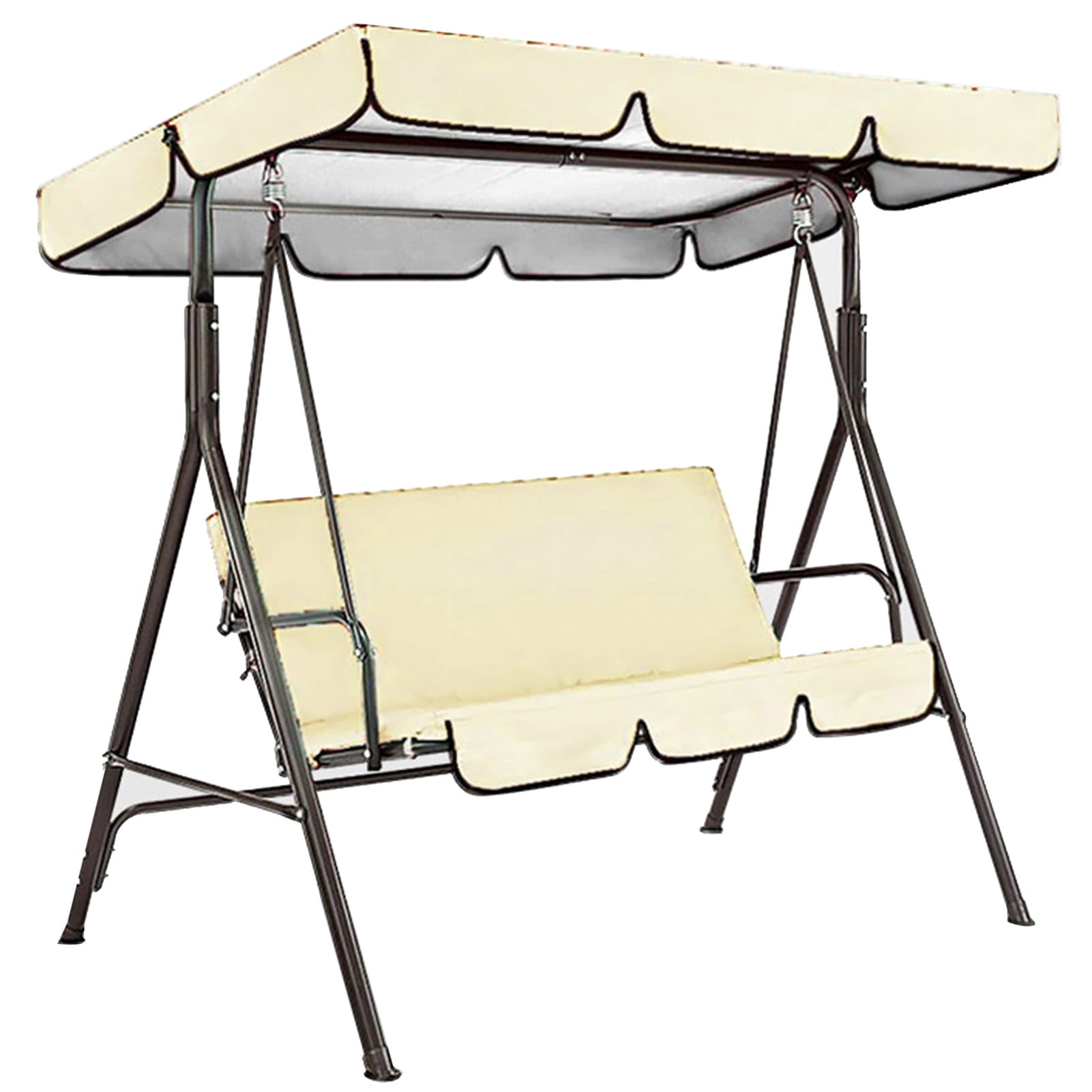 Kinaerty Garden Swing Waterproof Canopy Replacement Simple Installation ...