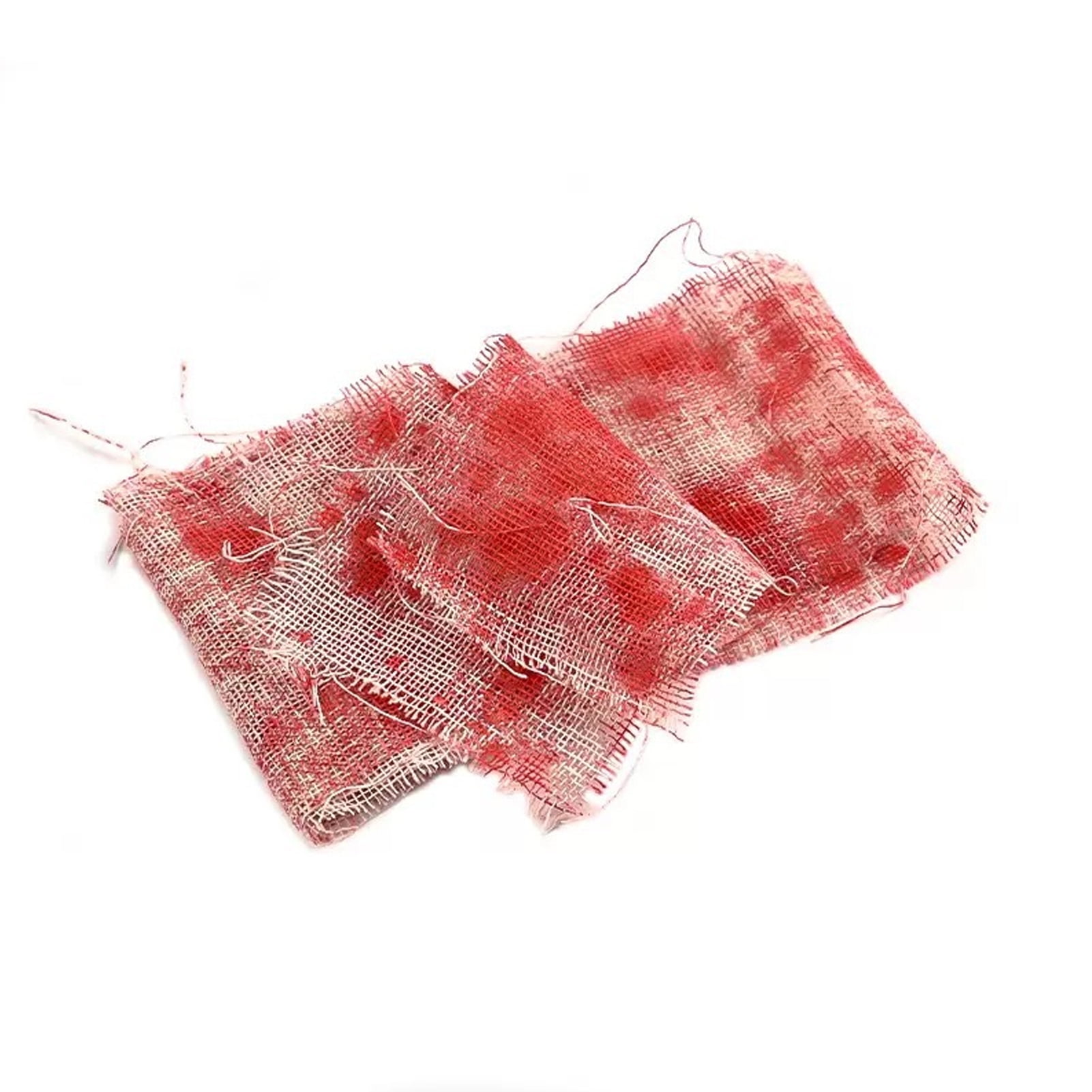 Kinaerty Halloween Blood Cloth Scary Blood Gauze Cloth Bandage Spooky ...