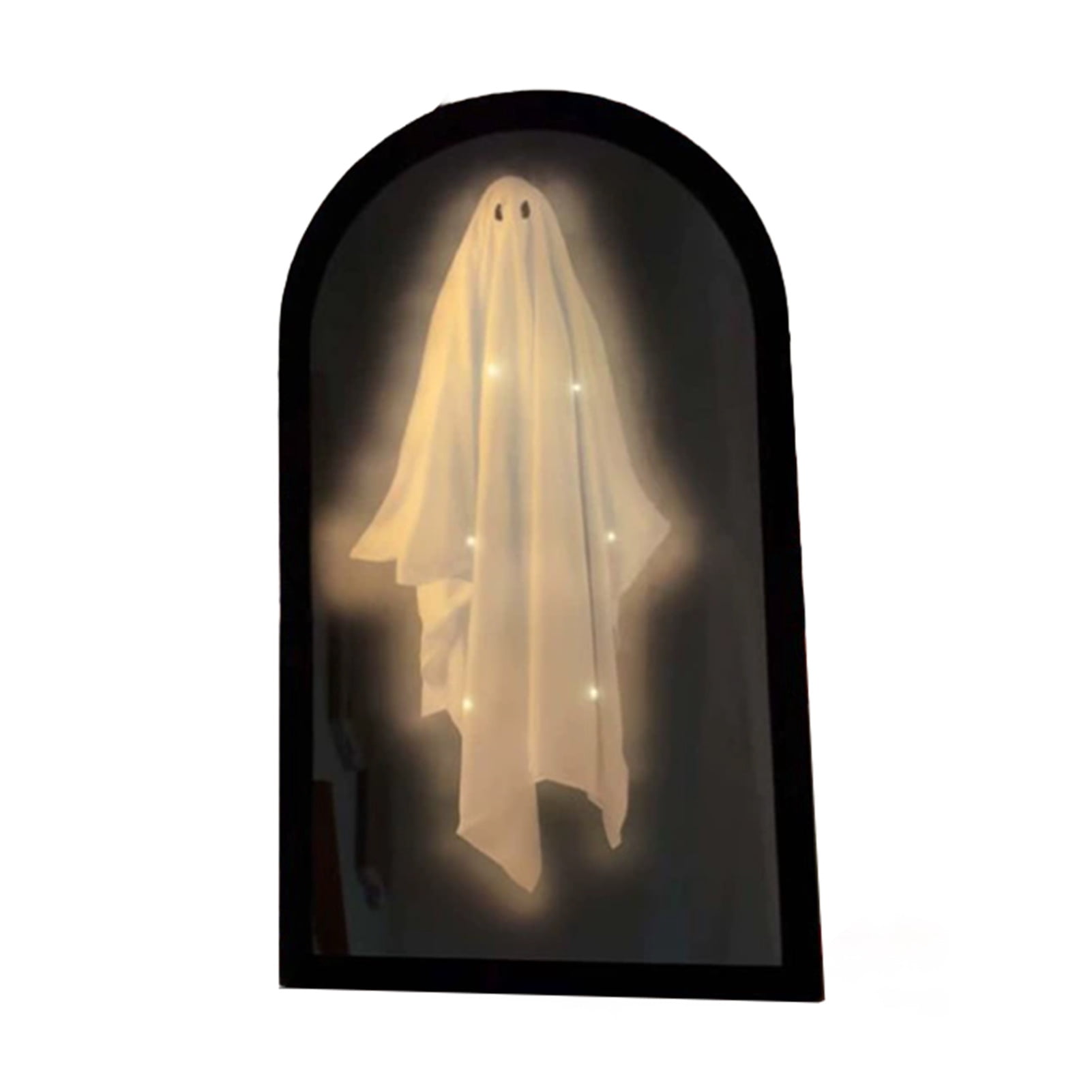 Kinaerty Halloween Hologram Ghost Mirror LED Light Up Spooky Ghost ...