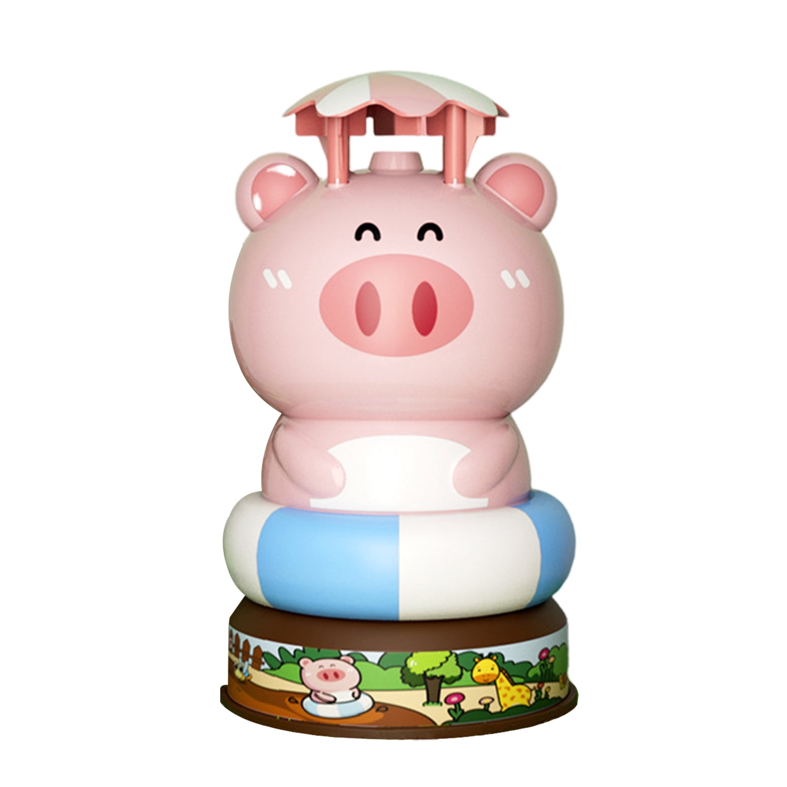 Kinaerty Kids Animal Rocket Sprinkler Toy 360 Degrees Rotation Summer ...