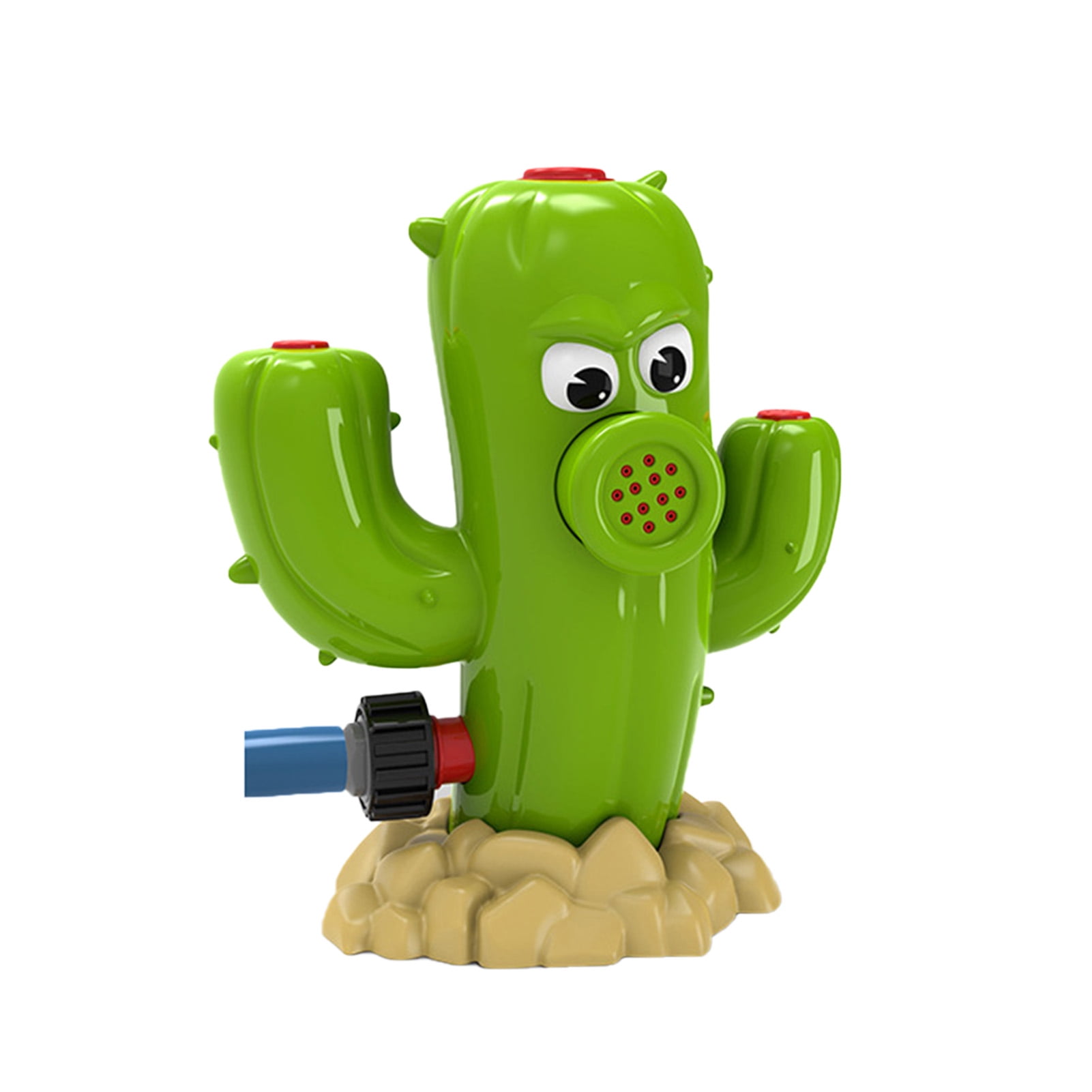 Kinaerty Kids Cactus Sprinkler Toy Summer Outdoor Garden Backyard Lawn ...