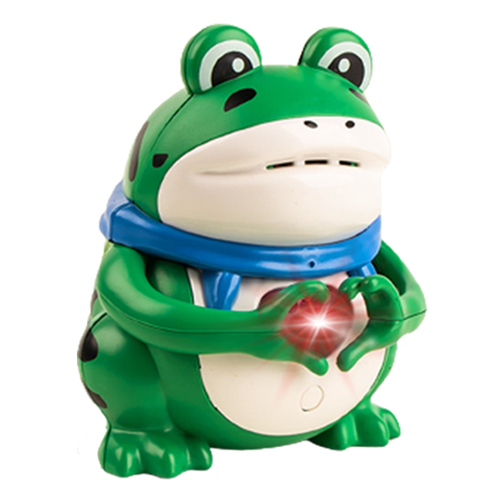 Kinaerty Kids Frog Toy Light Up Movable Heart Gesture Voice Record Say ...