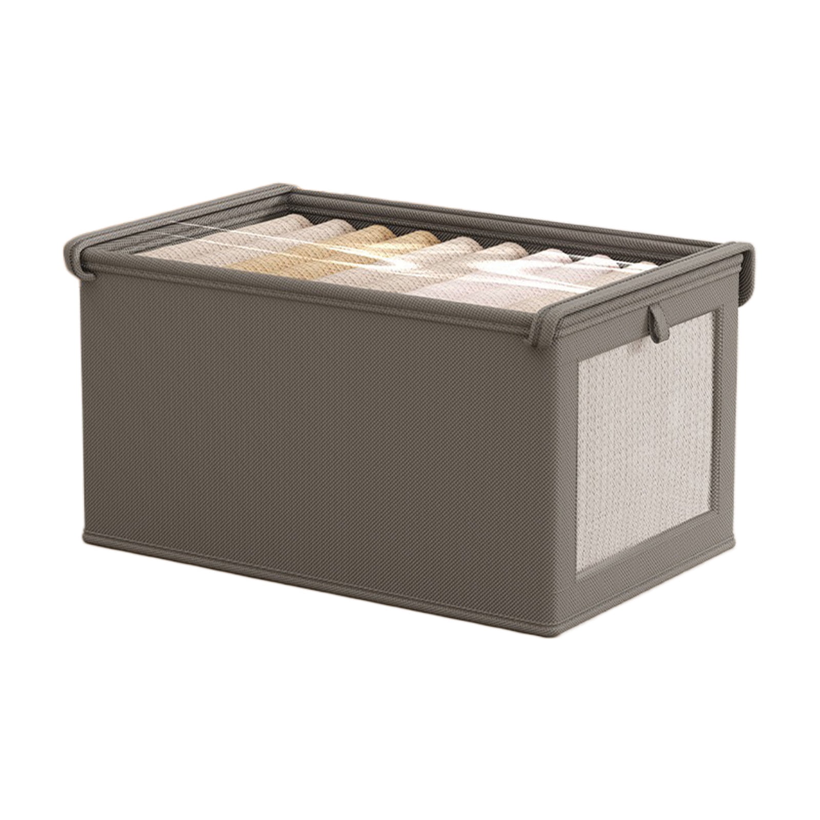 Kinaerty Large Storage Basket with Visible Window And Dustproof Lid ...