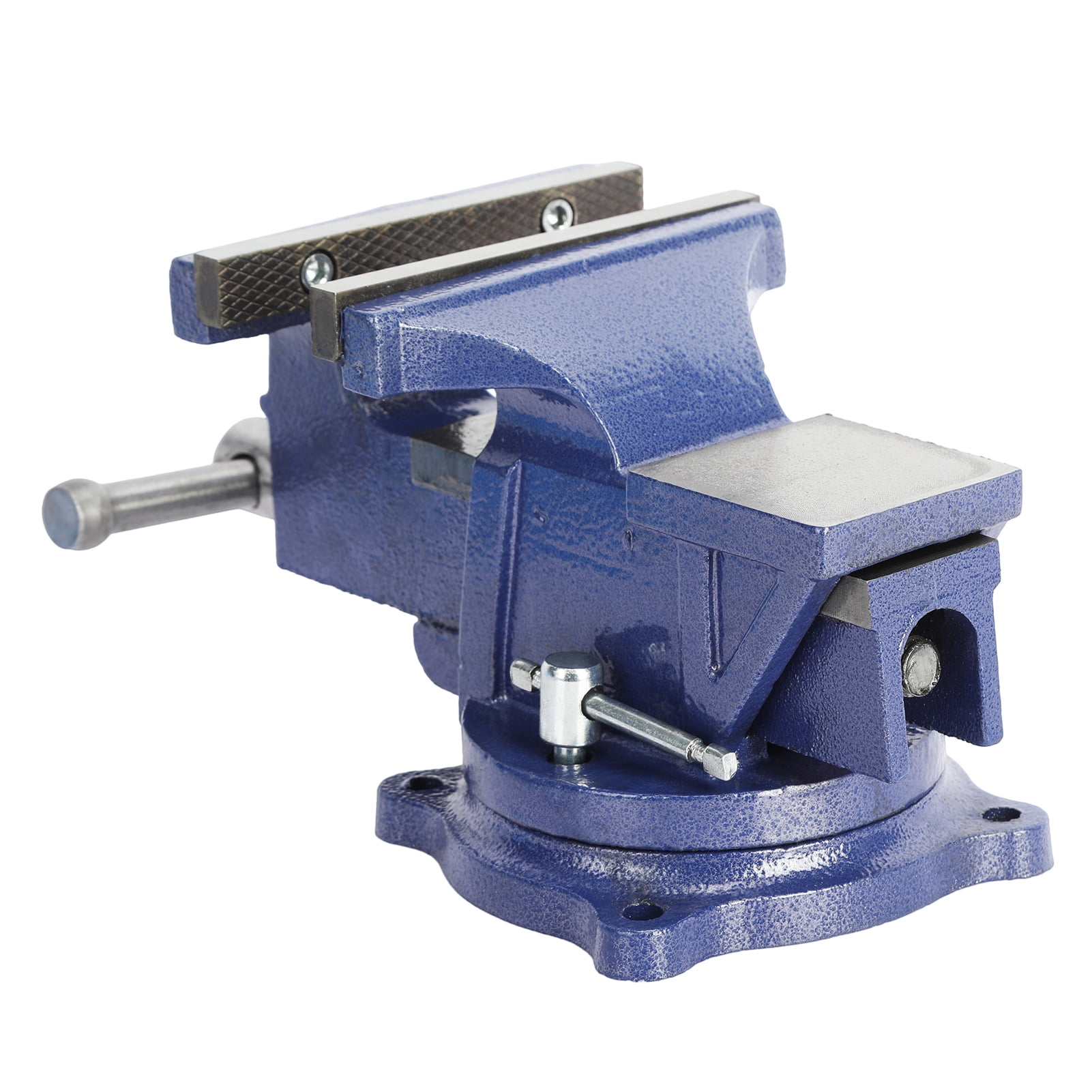 Kinaerty Multipurpose Bench Vise with Serrated Jaws Design Rust-Proof ...